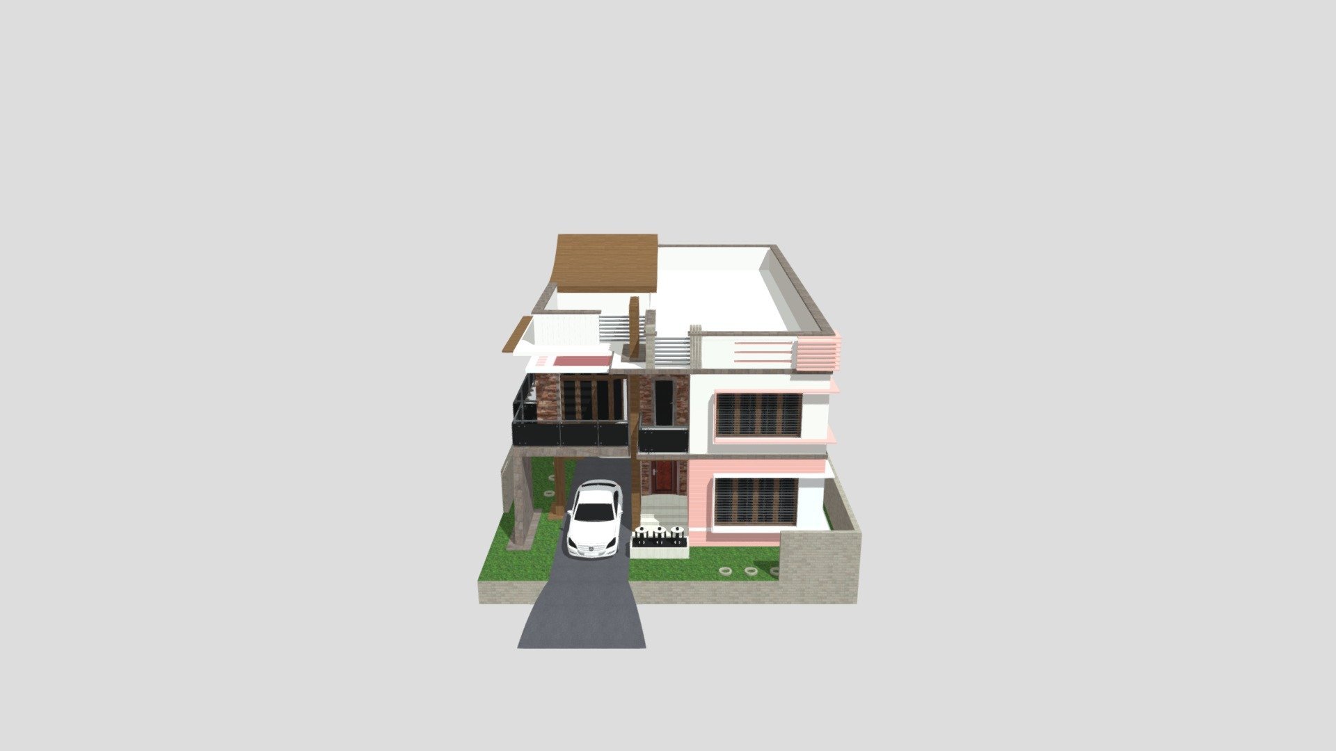 Rumah - Download Free 3D model by aansyah588 [d8a2c3f] - Sketchfab