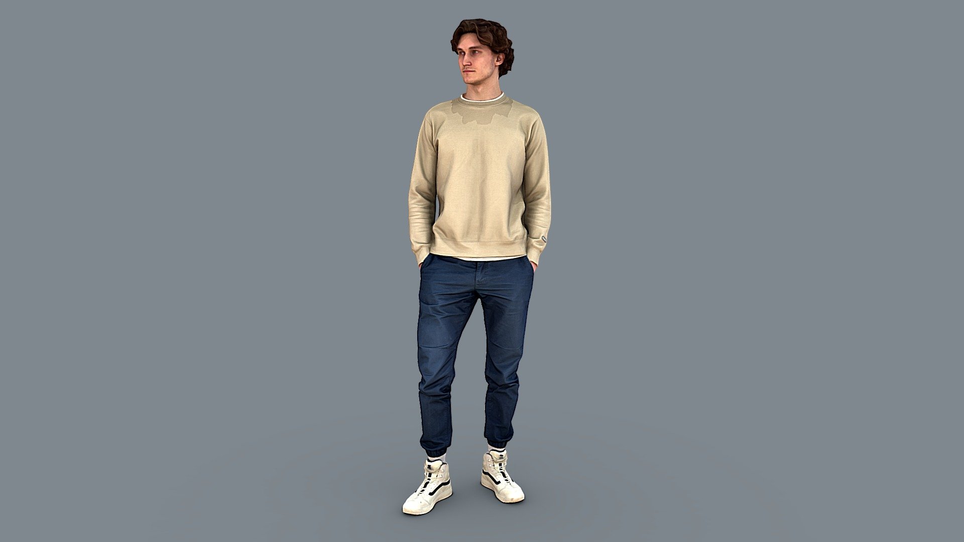 Attractive Young Guy - 3D model by kanistra [d8a2d5b] - Sketchfab
