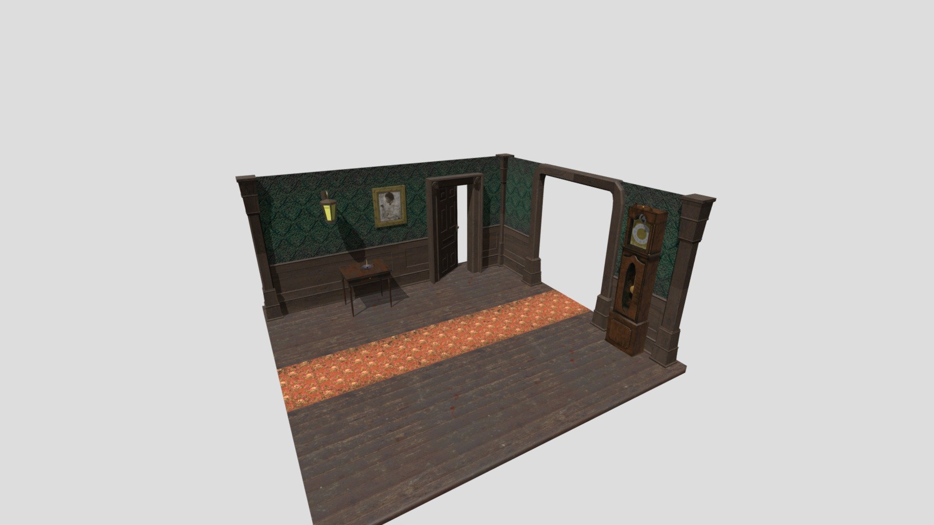 Haunted Estate - Download Free 3D model by tjgatt [d8a2d75] - Sketchfab