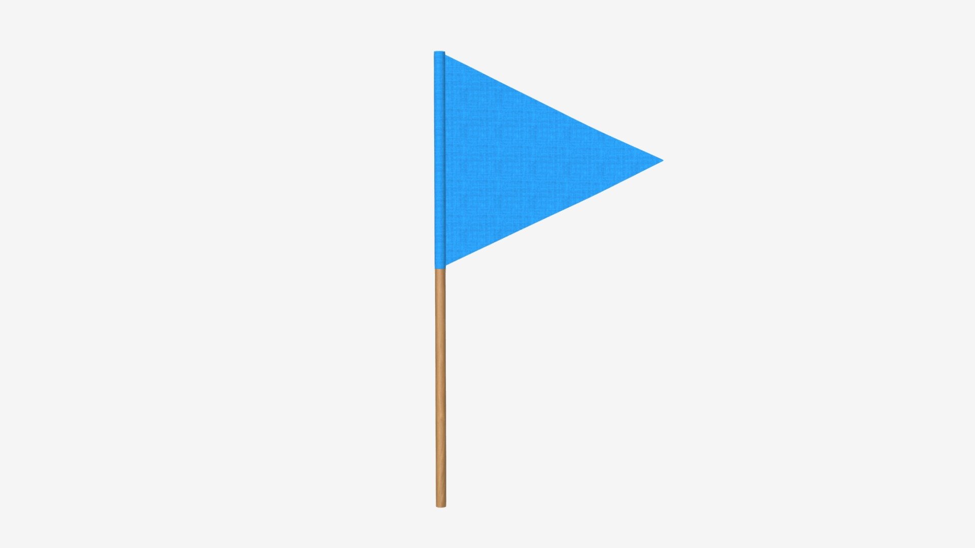 Decorative small pennant on pole - Buy Royalty Free 3D model by HQ3DMOD ...