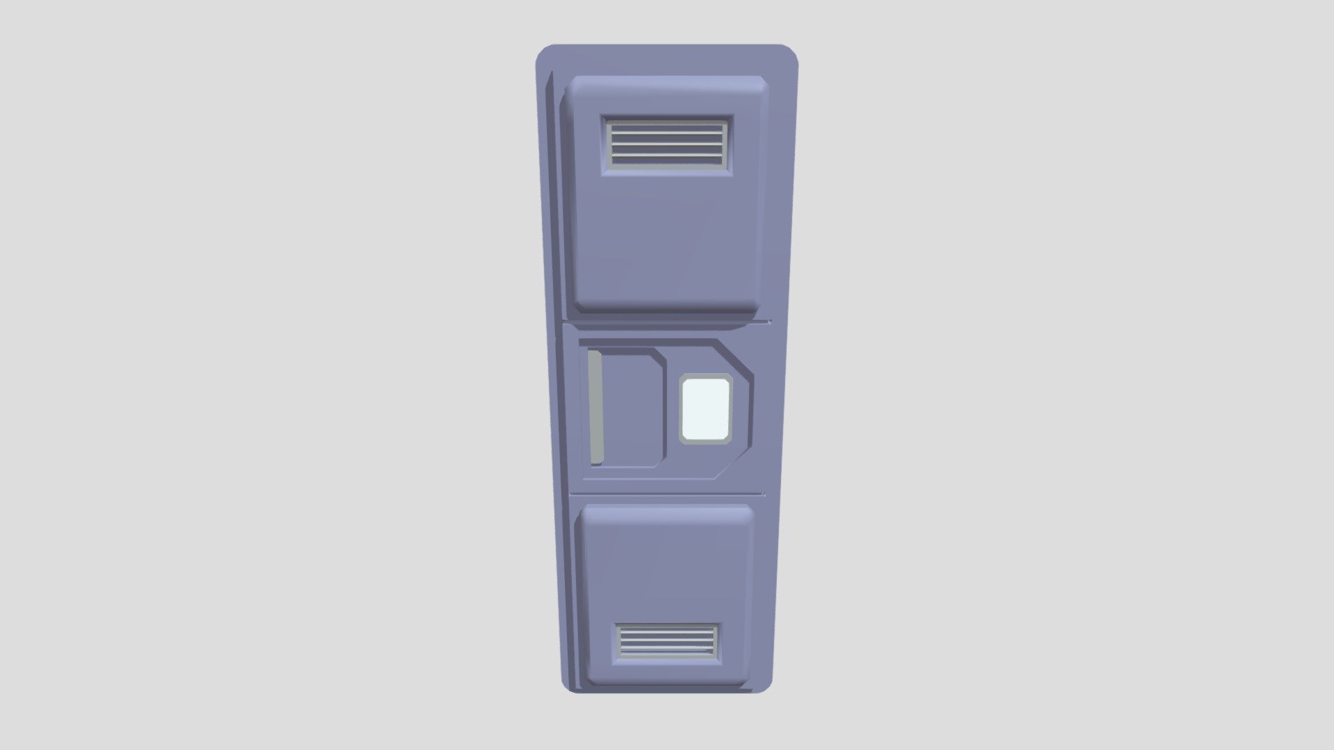 Low-Poly Blue Sci-Fi Locker - Download Free 3D model by Connor_Appleton (@connorsmithappleton ...