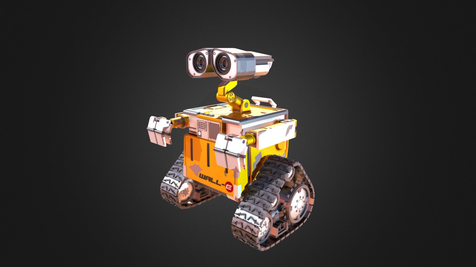 Wall-E | Fun Art - GameDev Legend - 3D model by Yaapi [d8a6435] - Sketchfab