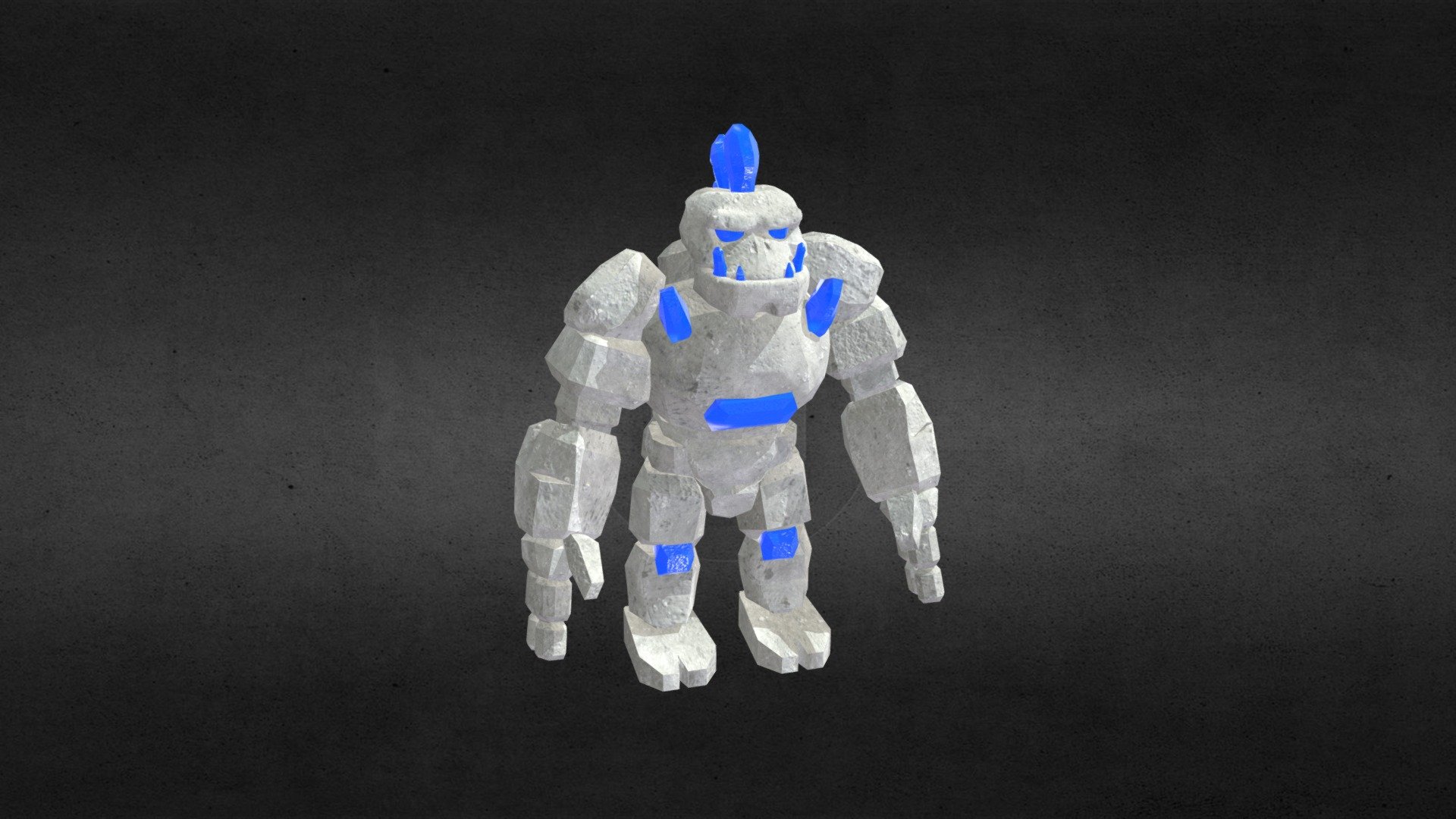 Rock Golem - Dreams and Nightmares - 3D model by Sonya M Tanner ...