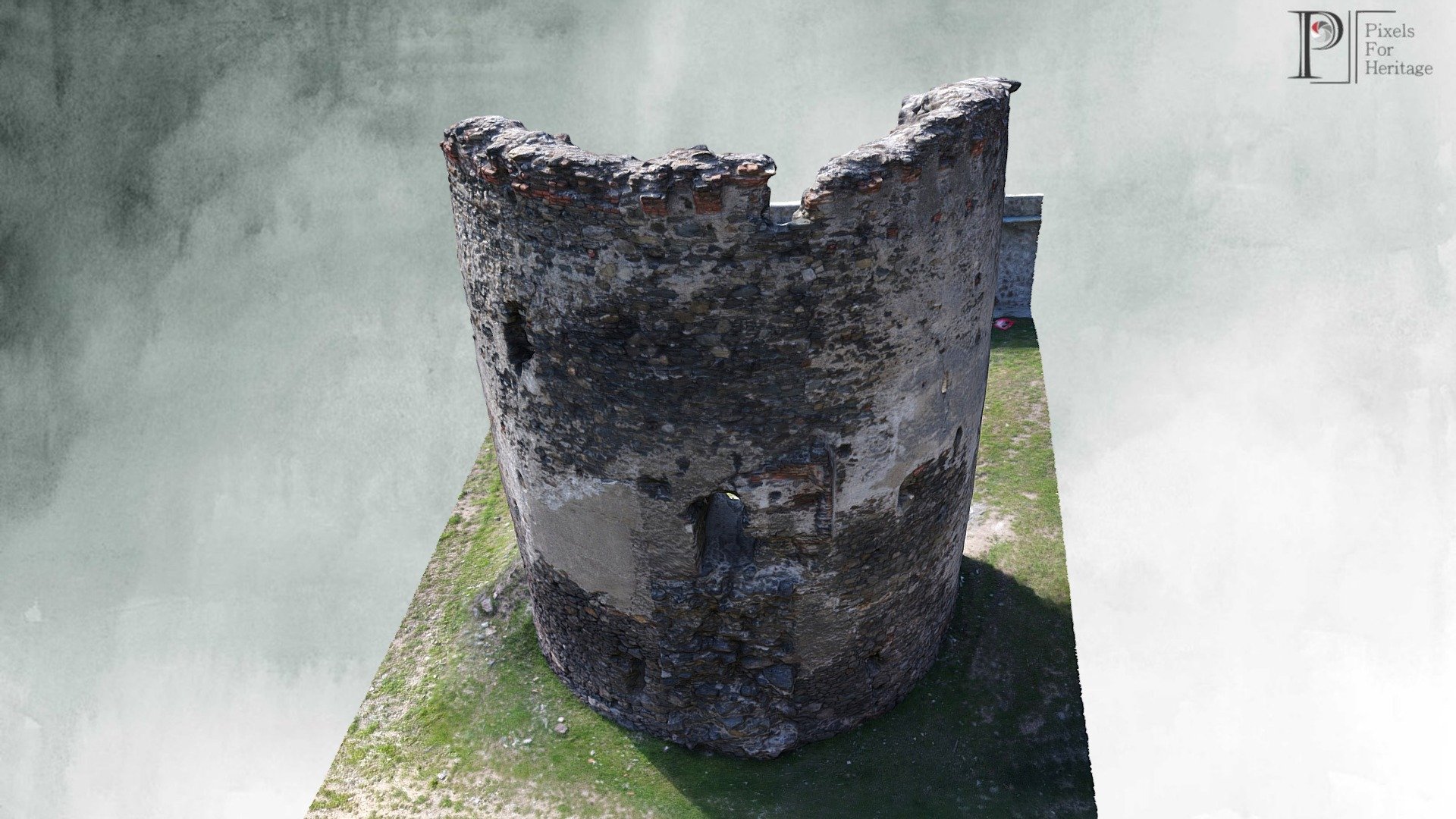 Turnul Spart de la Boița (jud. Sibiu) - Download Free 3D model by ...