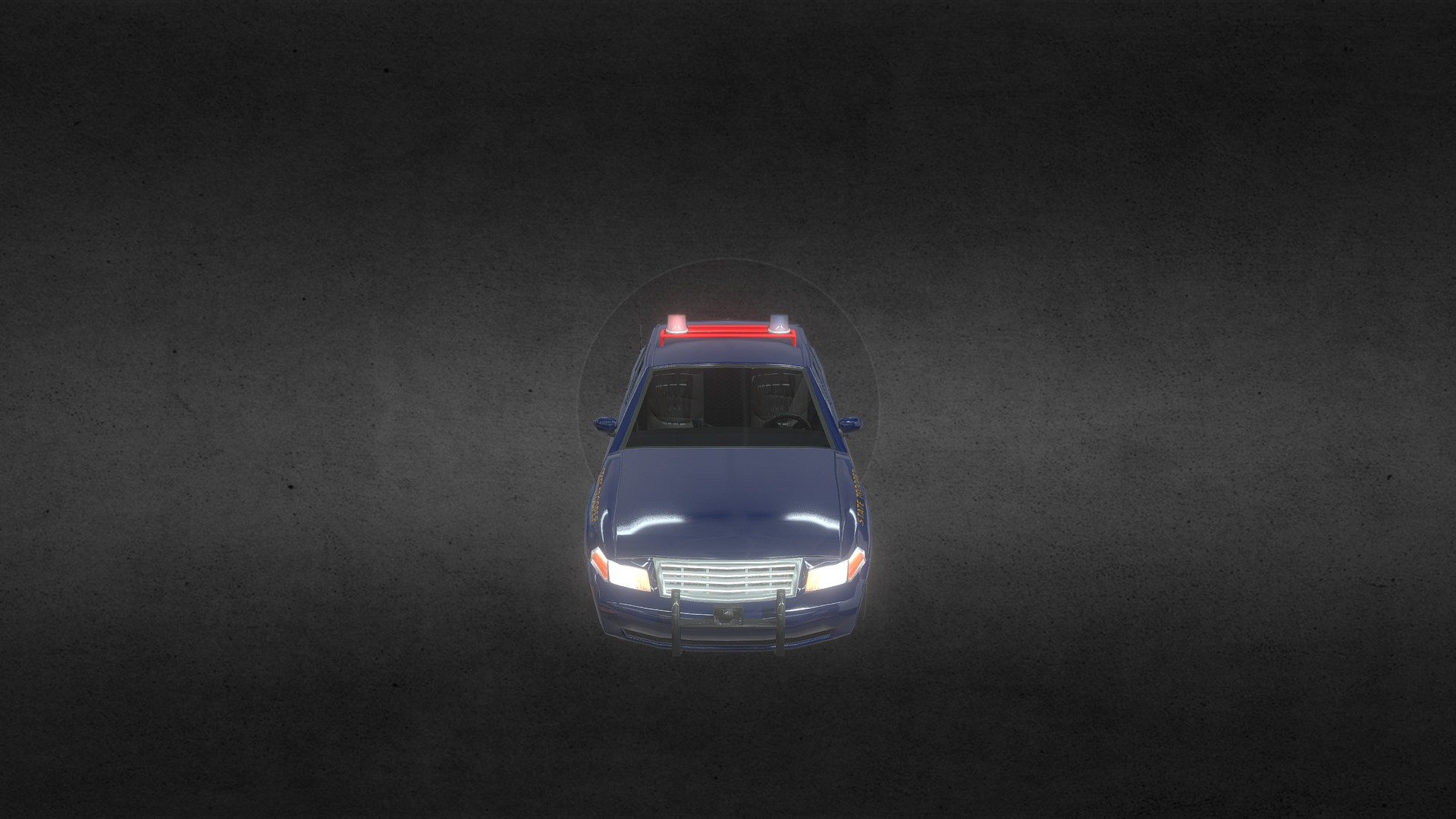Highway Patrol Cruiser - Download Free 3D model by hruschak30 [d8a6b1d ...