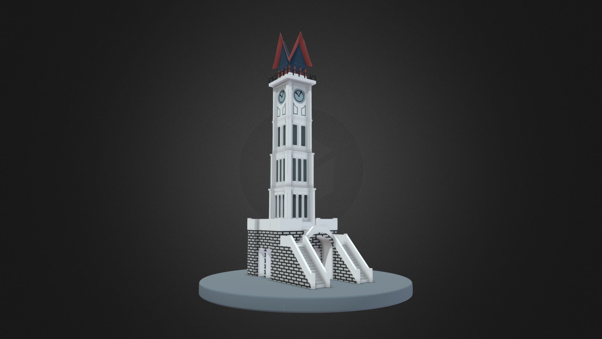 jam gadang - 3D model by giga (@gits3d) [d8a7009] - Sketchfab