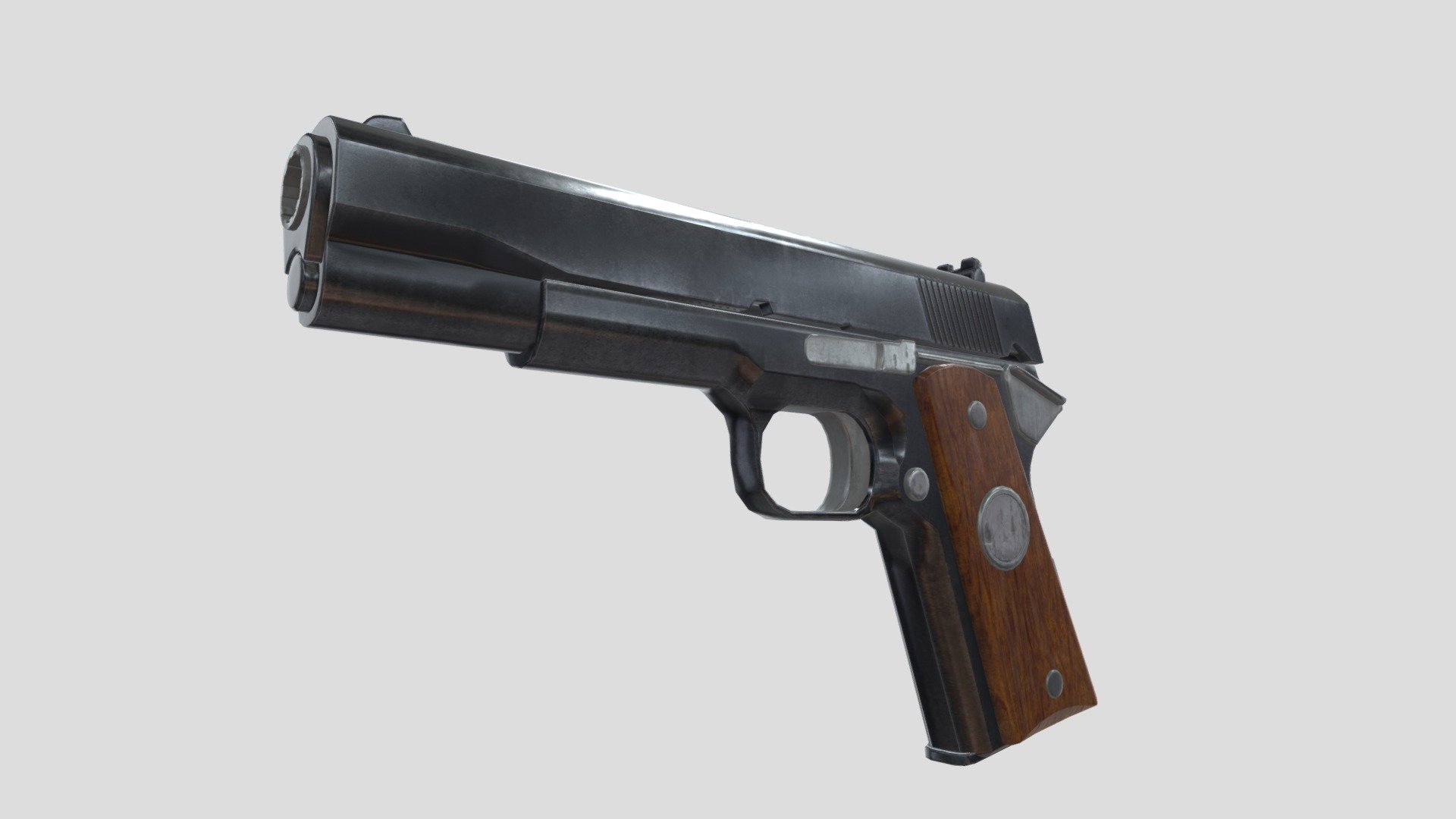 HandGun - 3D model by taira (@taira0603) [d8a77e5] - Sketchfab