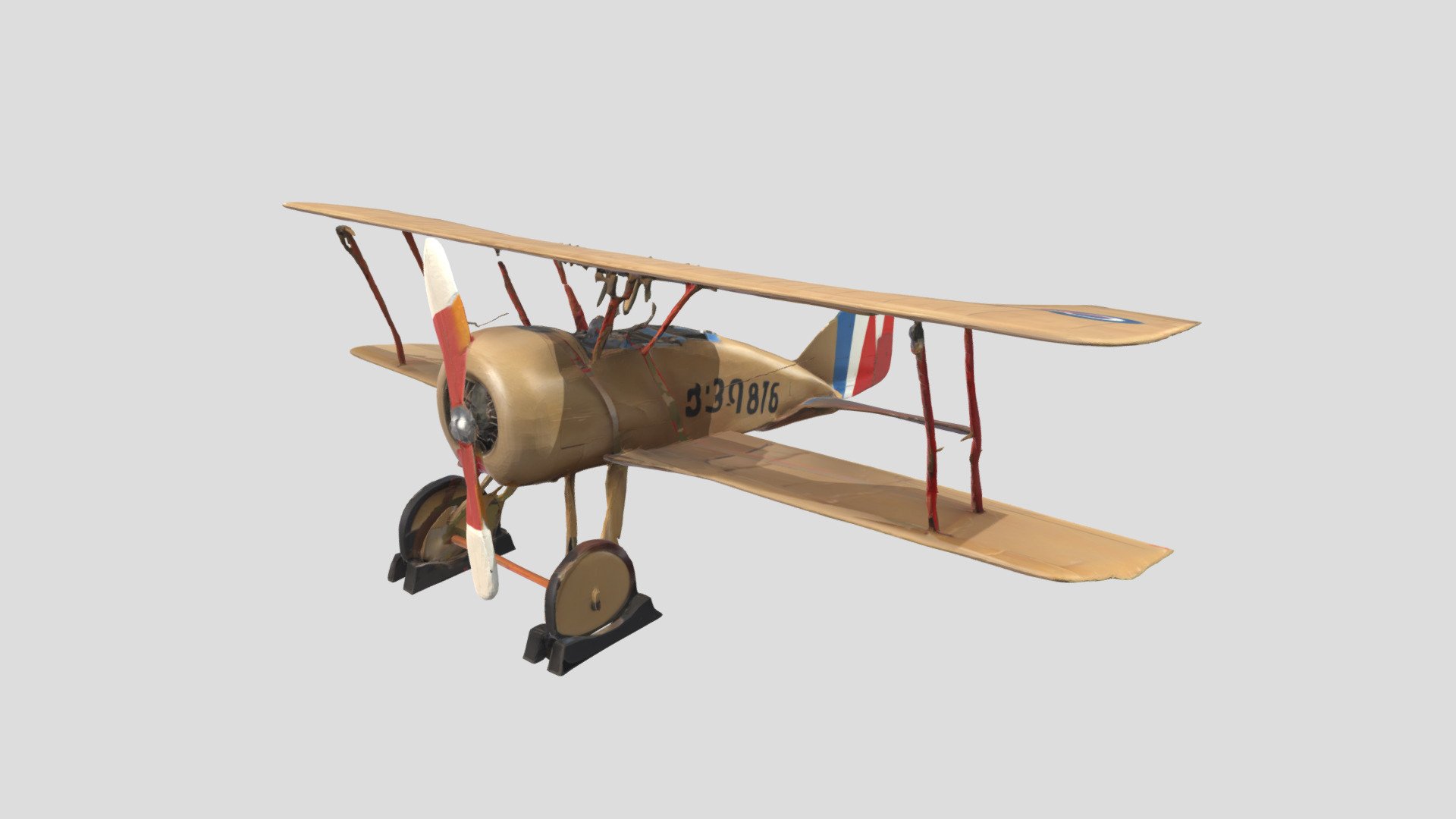 Vintage Biplane Stylized - Download Free 3D model by AaronNg [d8a86ee ...