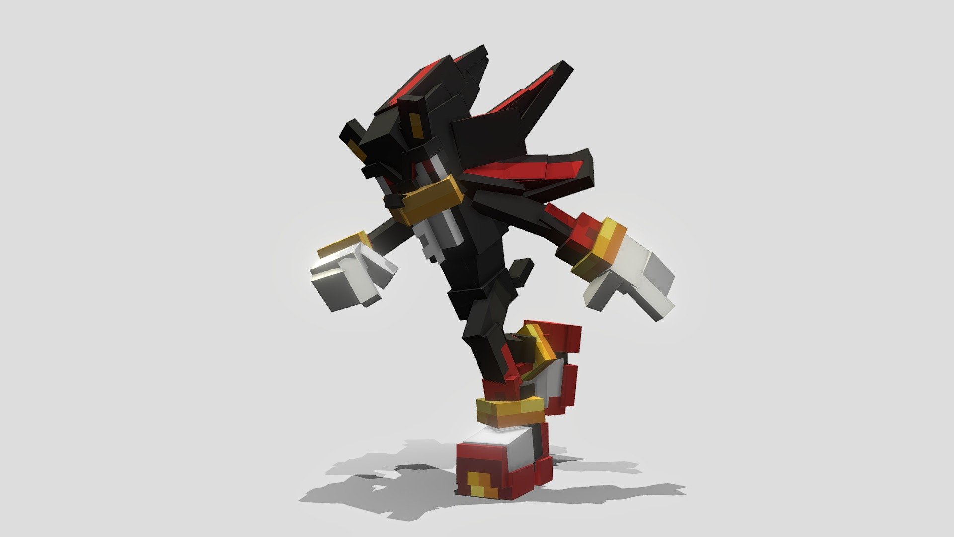 Shadow The Hedgehog - 3D model by Velmoo [d8a9e43] - Sketchfab