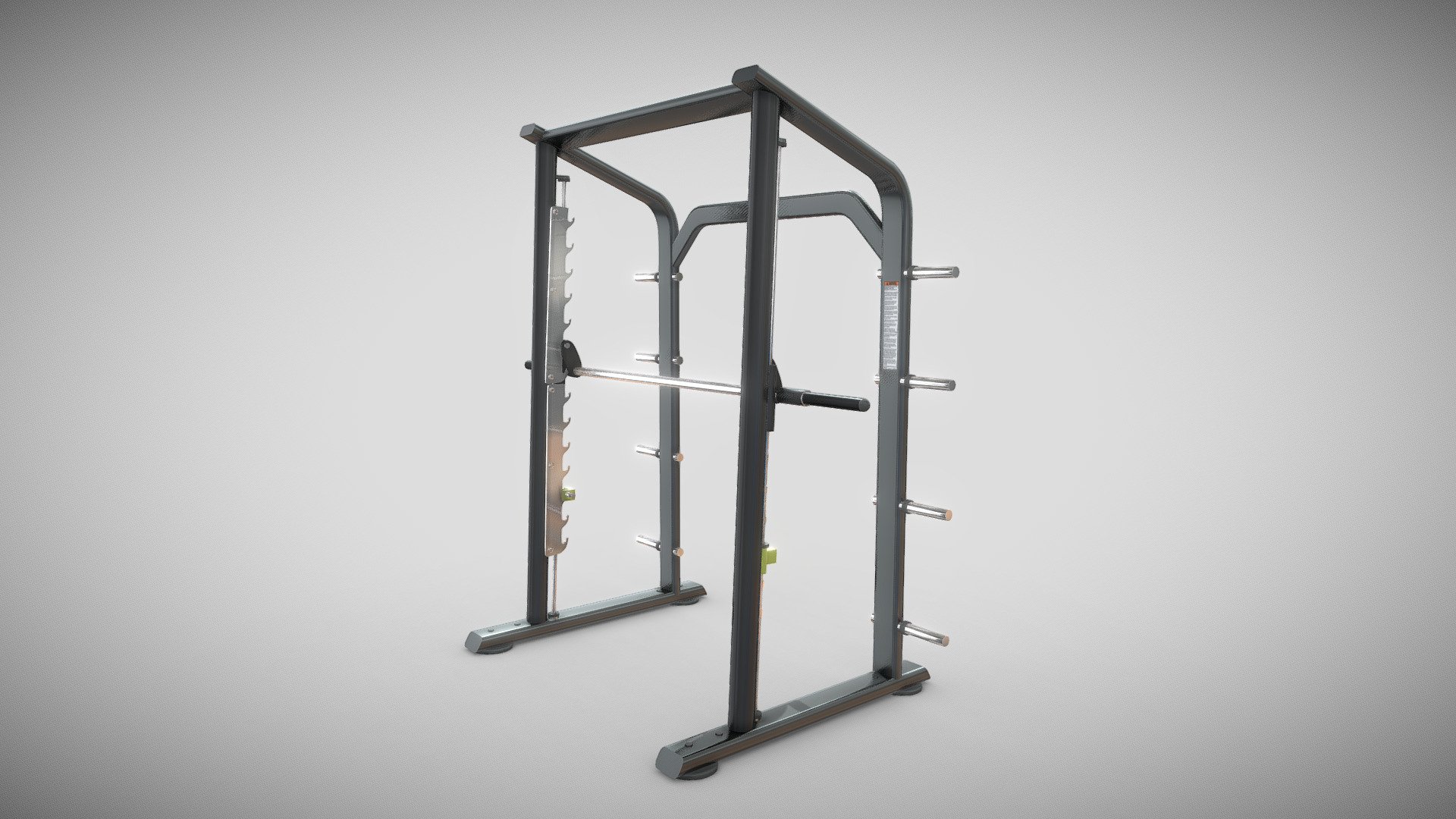 SMITH MACHINE - Professional 3D Gym Equipment - 3D model by JK3Dstudios ...