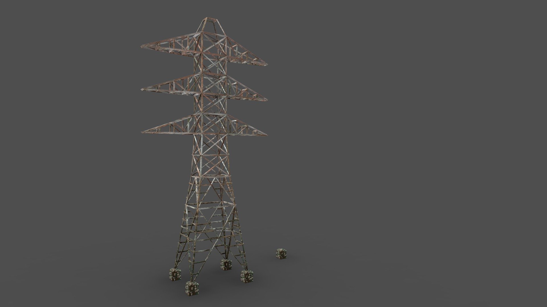 Sunken High Voltage PowerLine - 3D model by Luke Luxmoore ...
