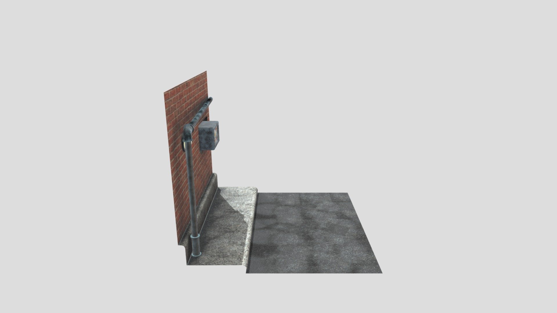 Alleyway - 3D model by Culebrunch [d8adce0] - Sketchfab