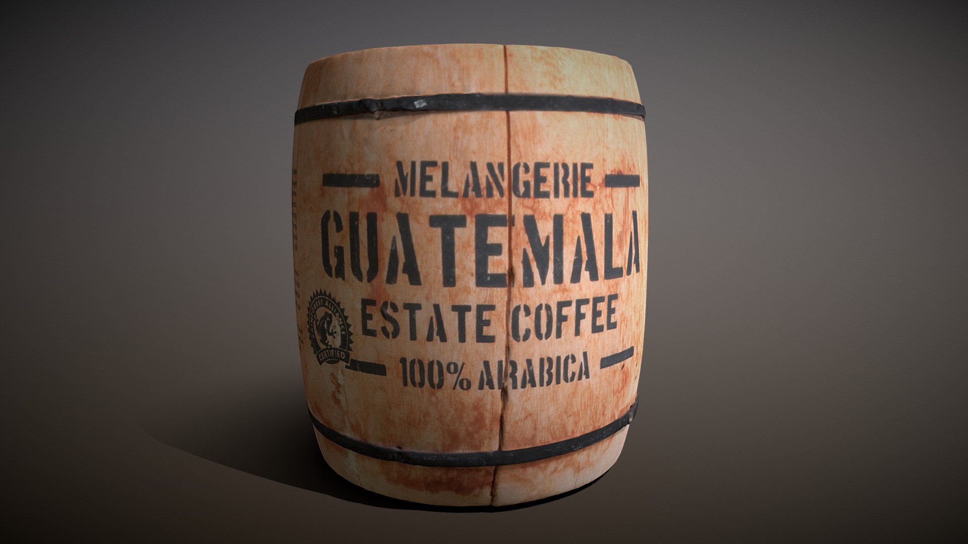 Coffee Barrel - Buy Royalty Free 3D model by visualmotions [d8adcf7 ...