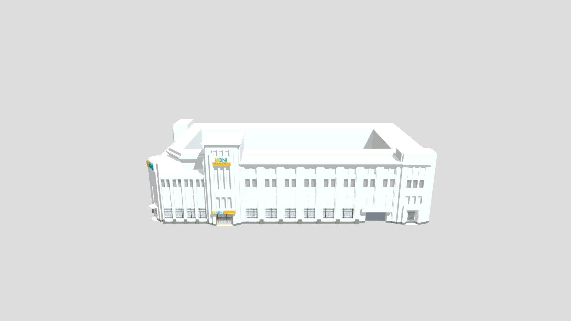 Gedung_BNI - 3D model by azzahrabintangcesilia [d8ae6d9] - Sketchfab