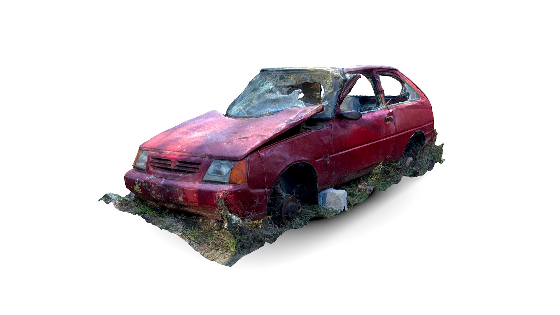 Shelled Soviet Car - Buy Royalty Free 3D model by IvanZhurba [d8ae85c ...