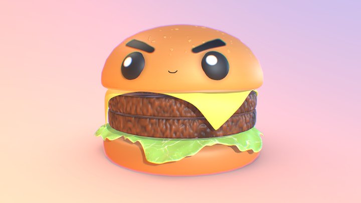 Cheeseburger 3D models - Sketchfab
