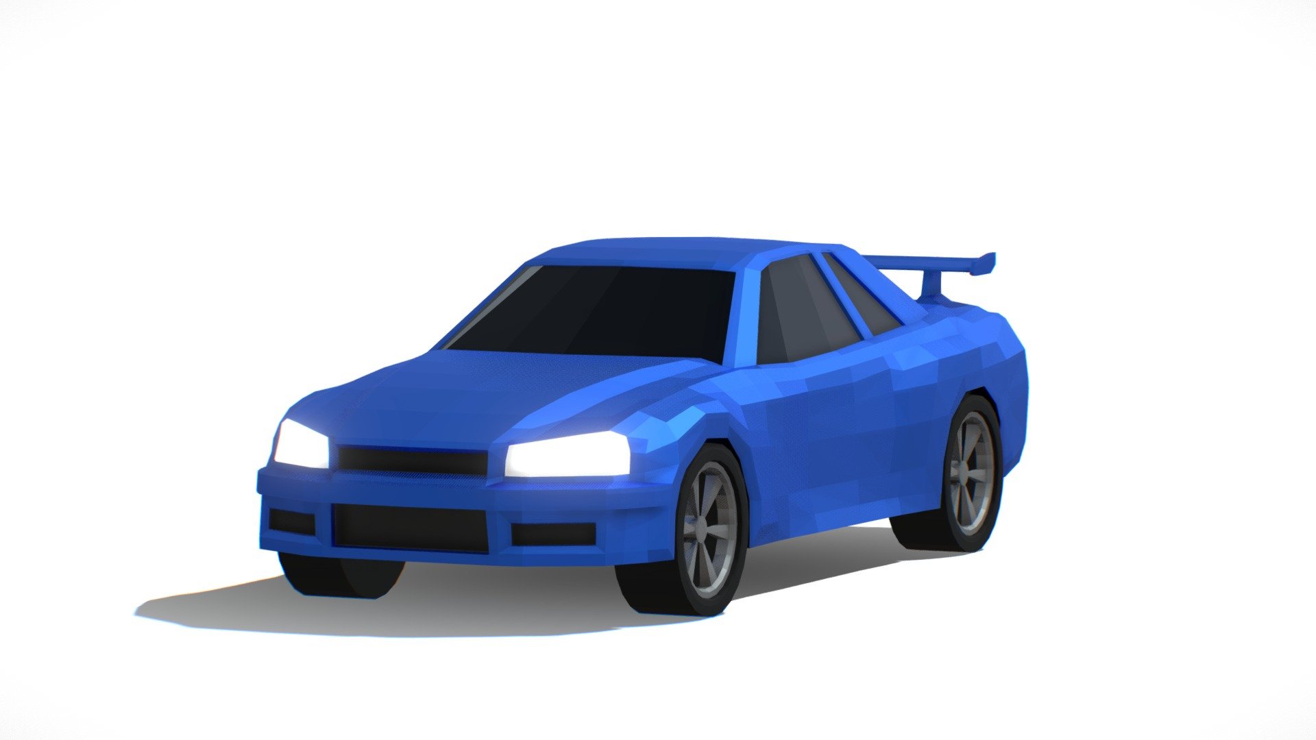 Low Poly Nissan Skyline R34 - Download Free 3D model by yokatann ...