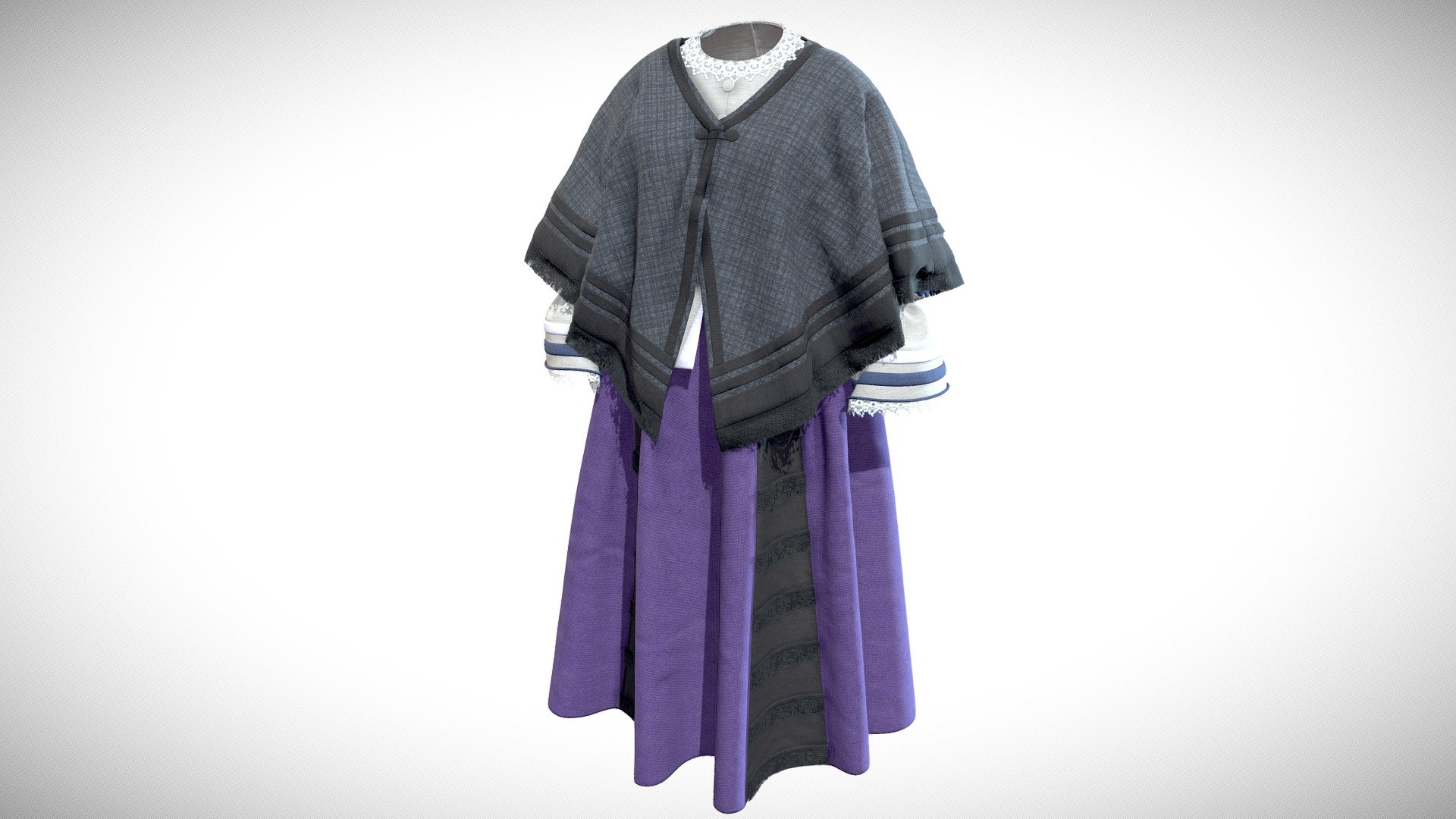 Costume: Kukushkina, "A Profitable Position" - 3D model by Department ...