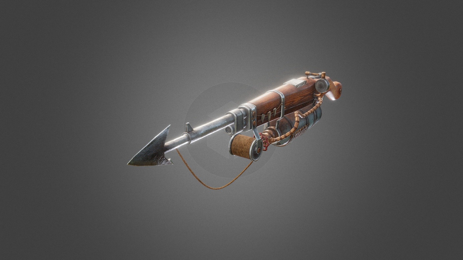 Harpoon Gun - 3D model by Birk32400 [d8b83d9] - Sketchfab