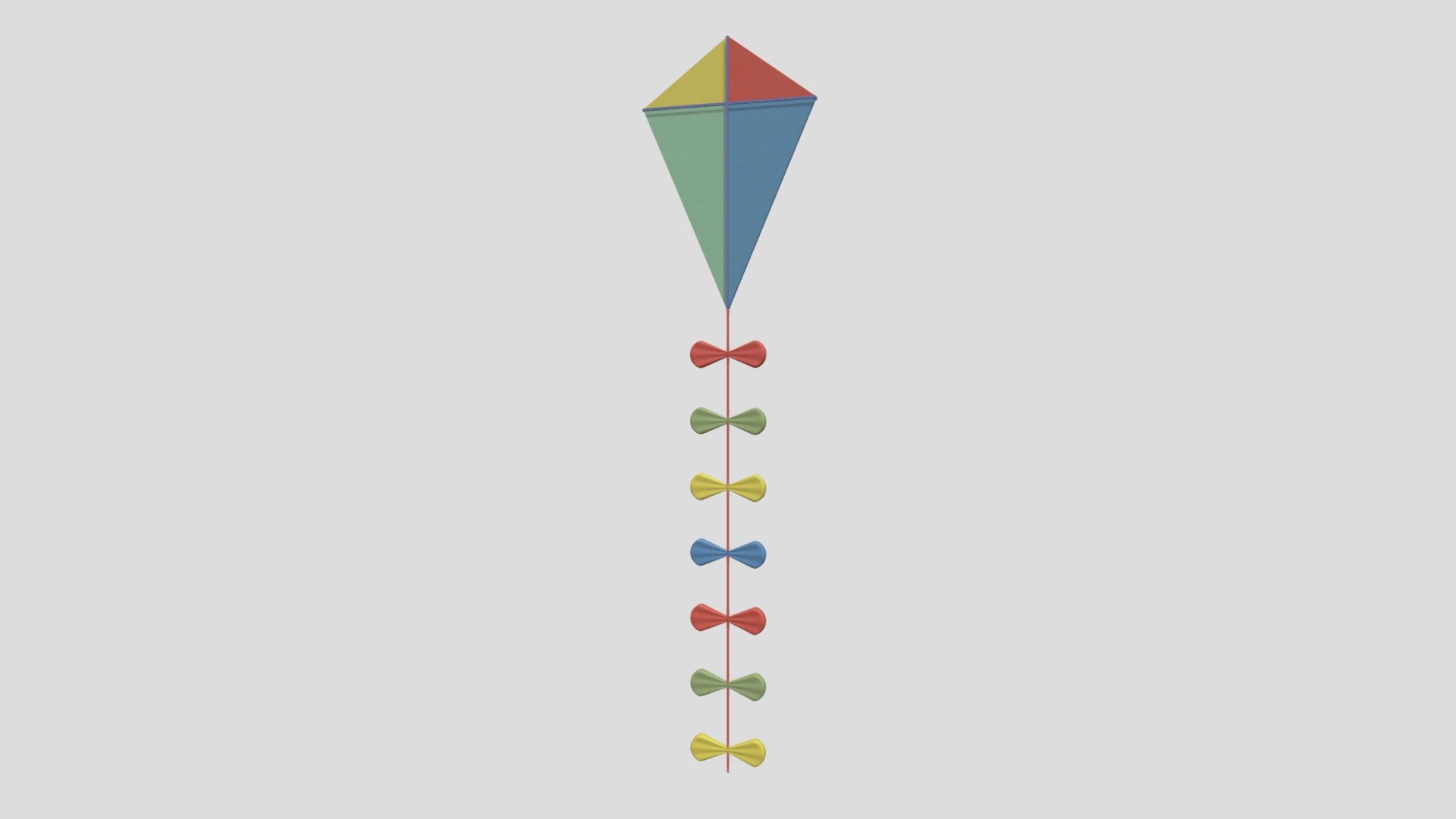 Kite - Buy Royalty Free 3D model by Ed+ (@EDplus) [d8b91af] - Sketchfab ...