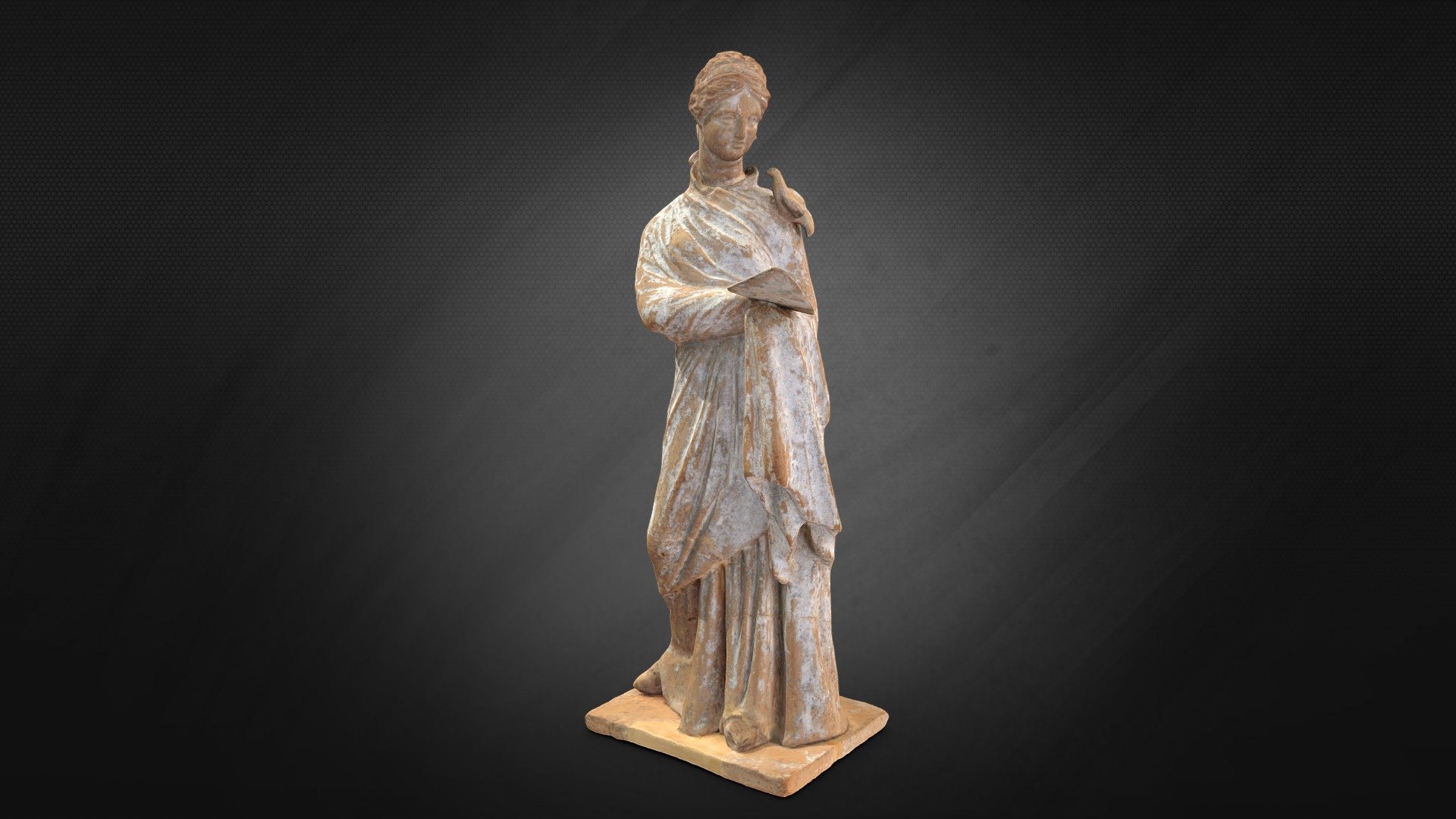 Álló ruhás nőalak, hellenisztikus kor - 3D model by Museum of Fine Arts ...