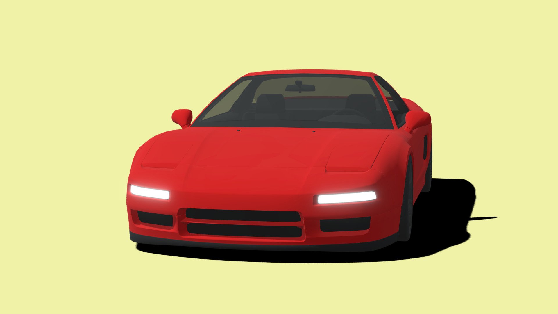 TOON Japan : Honda NSX - Download Free 3D model by LePoint_BAT ...