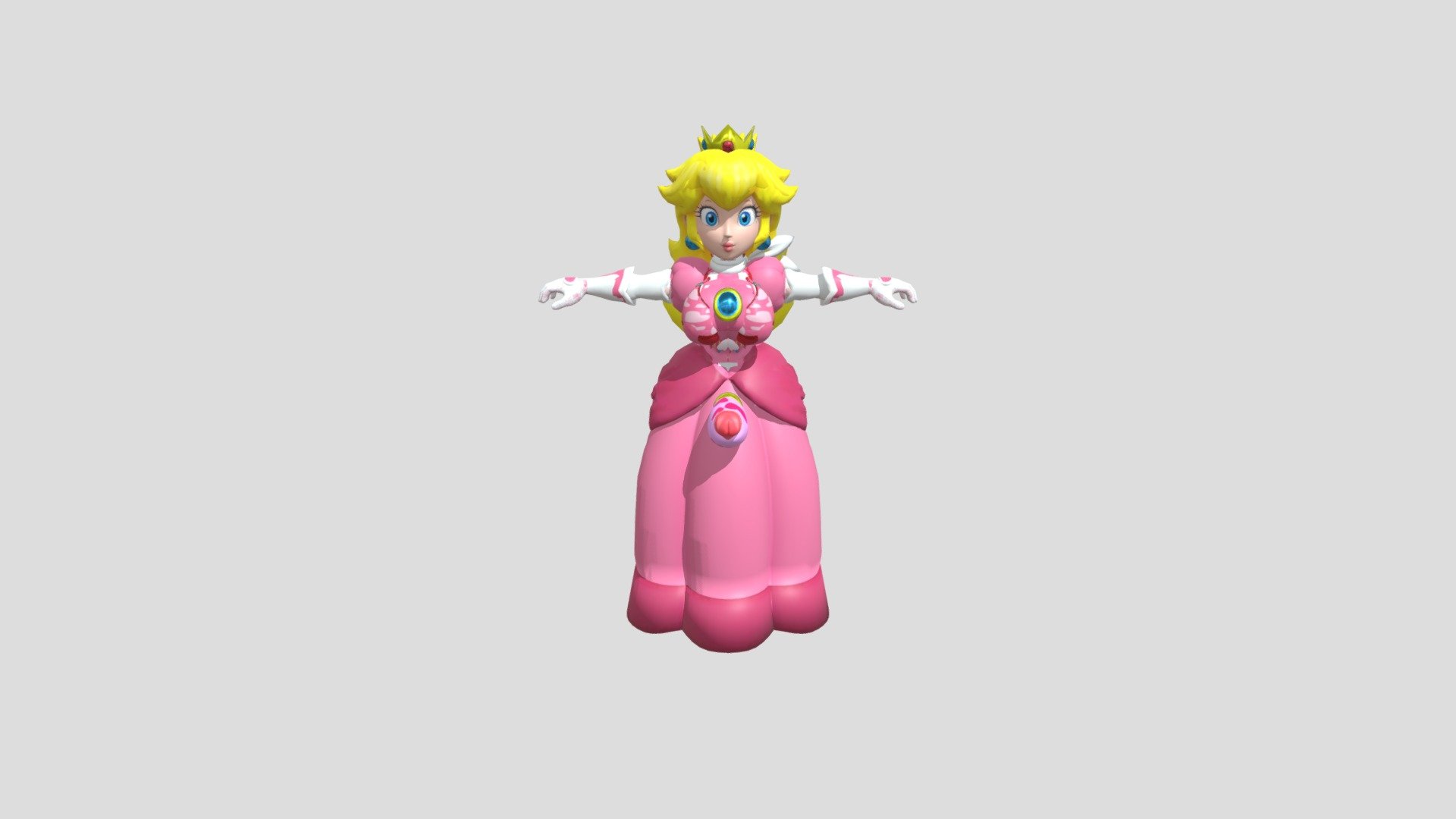 La Zz A_ Peach_ Kabal Mystic_ Remake - Download Free 3D model by ...