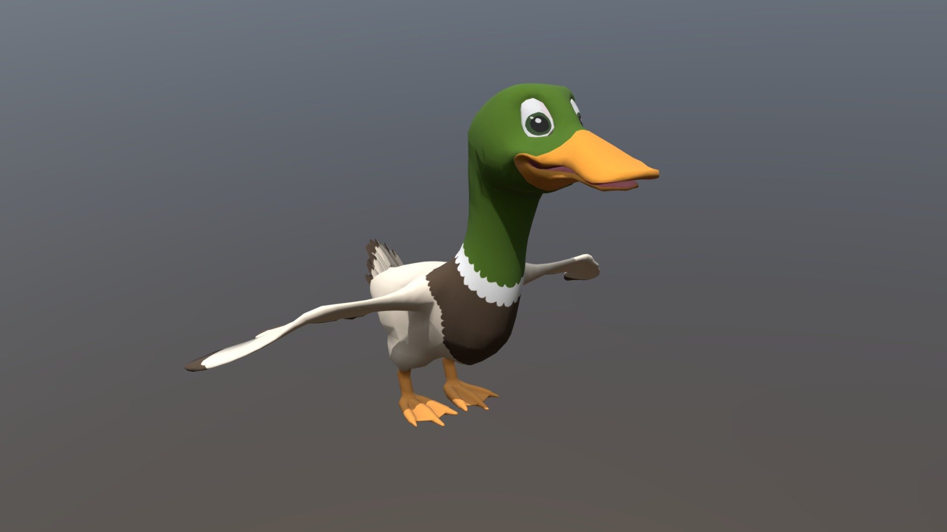 Duck Toon - Buy Royalty Free 3D model by 3dlowpoly [d8bcf96 ...