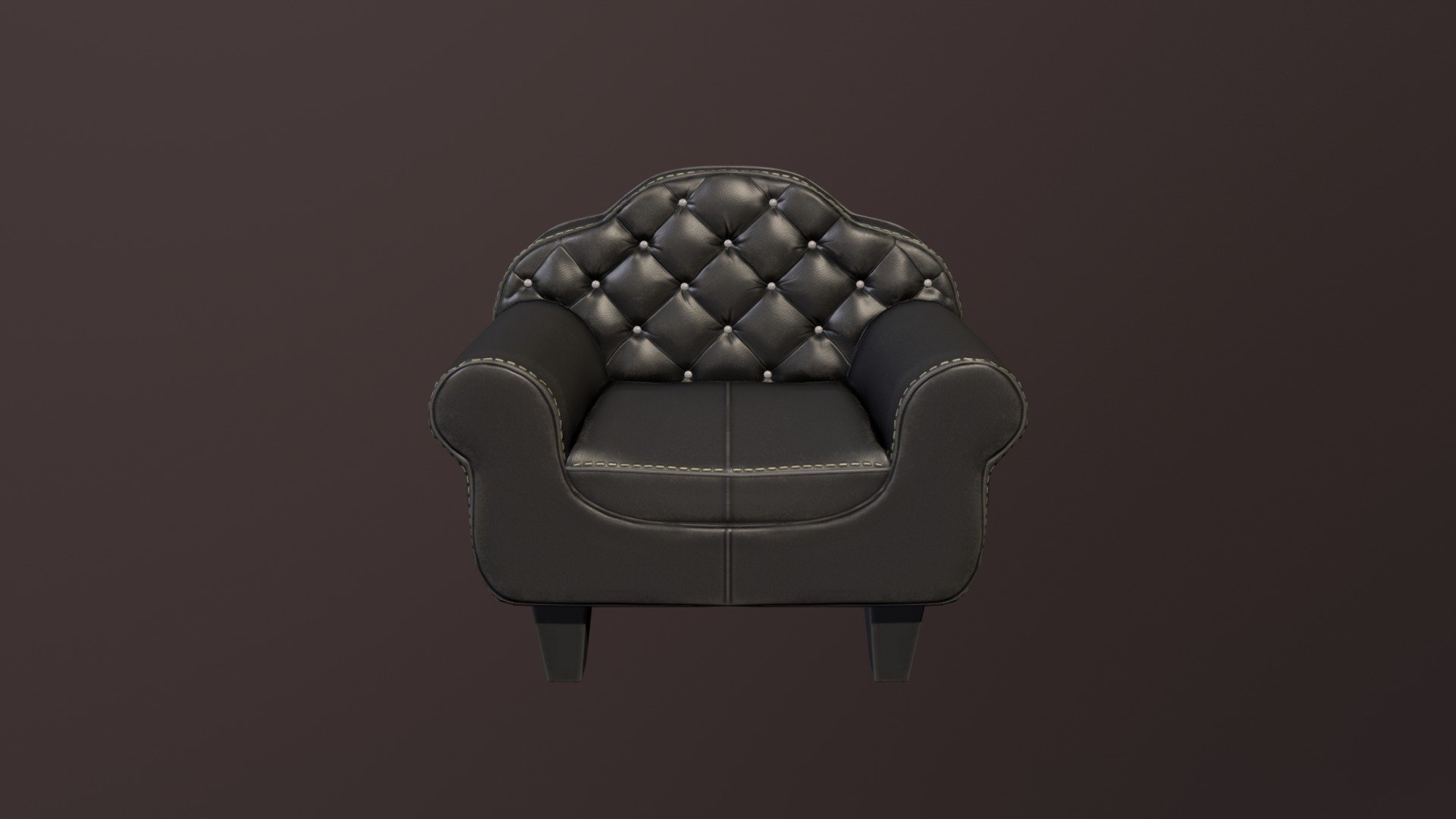 Leather Chair - 3D model by ecburgess [d8bd799] - Sketchfab