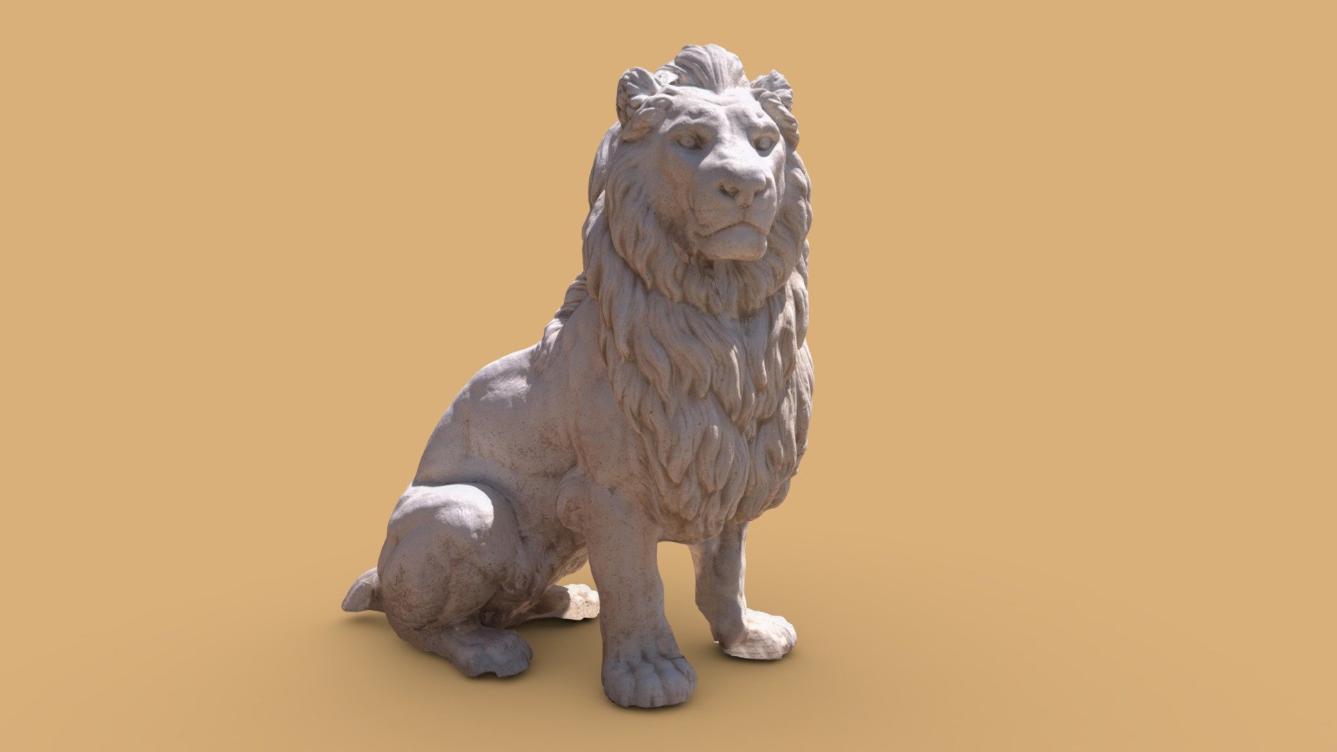 Lion statue Scan - Download Free 3D model by Jaime Rios (@jaimerios ...