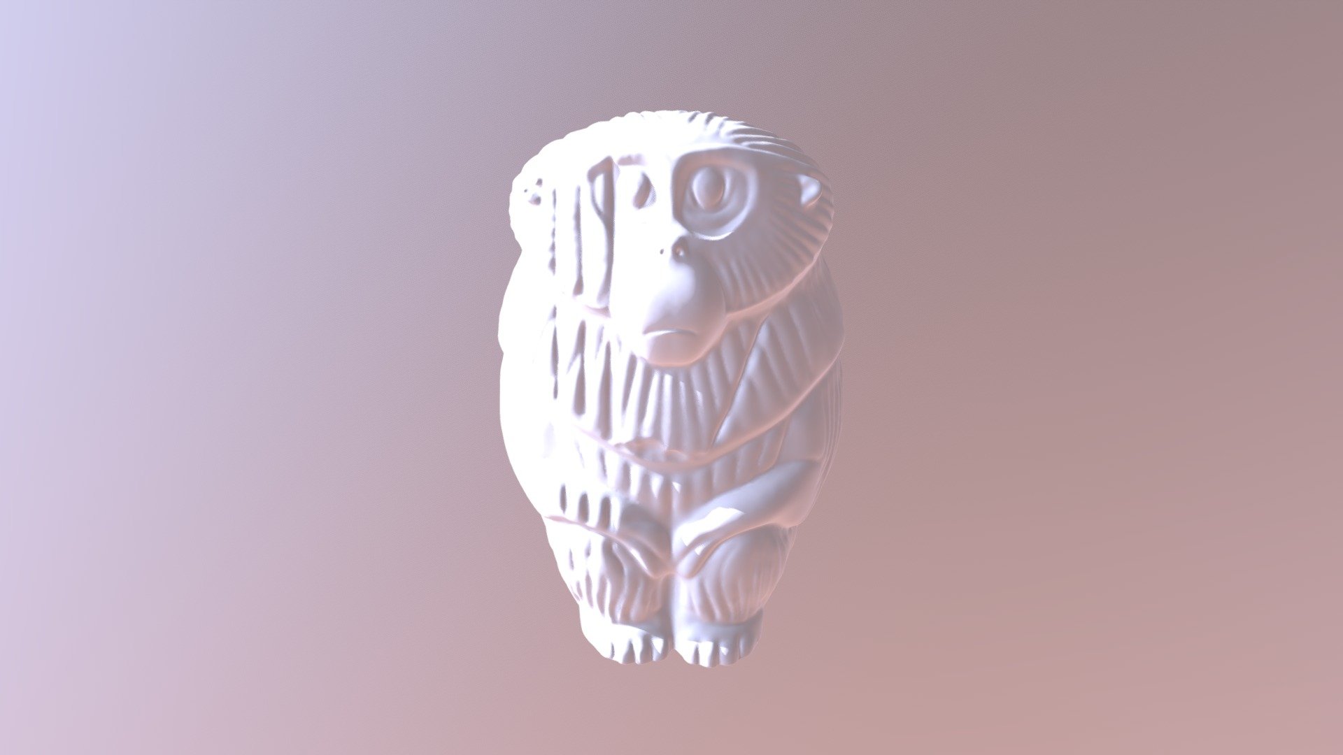 Kubo Monkey - 3D model by bstem2018 [d8be754] - Sketchfab