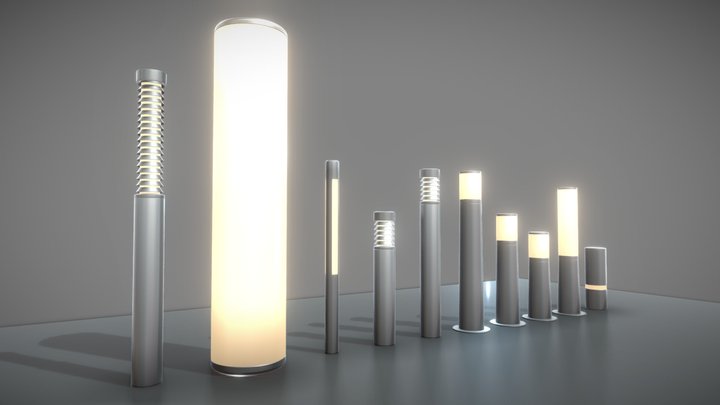 Light-colums 3D models - Sketchfab
