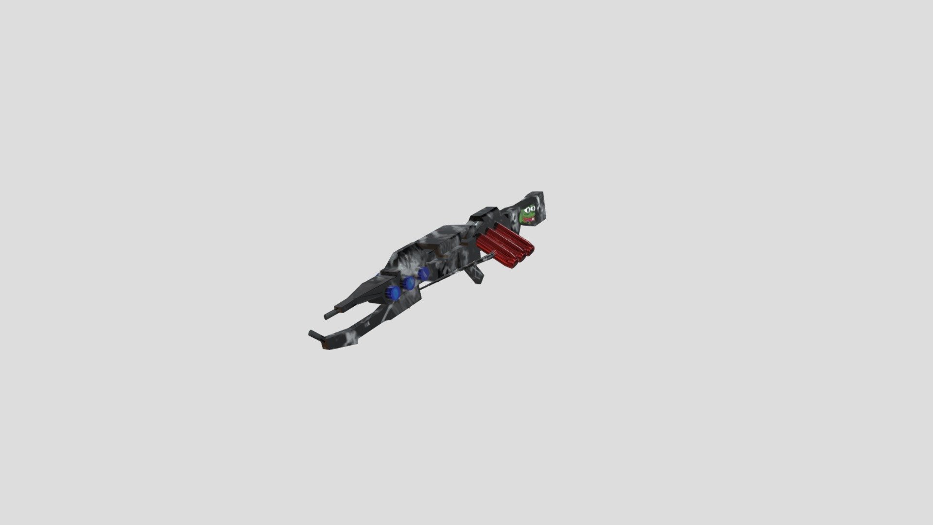 Sifc gun with frog - 3D model by Austin (@cooldoyyy) [d8bf90b] - Sketchfab