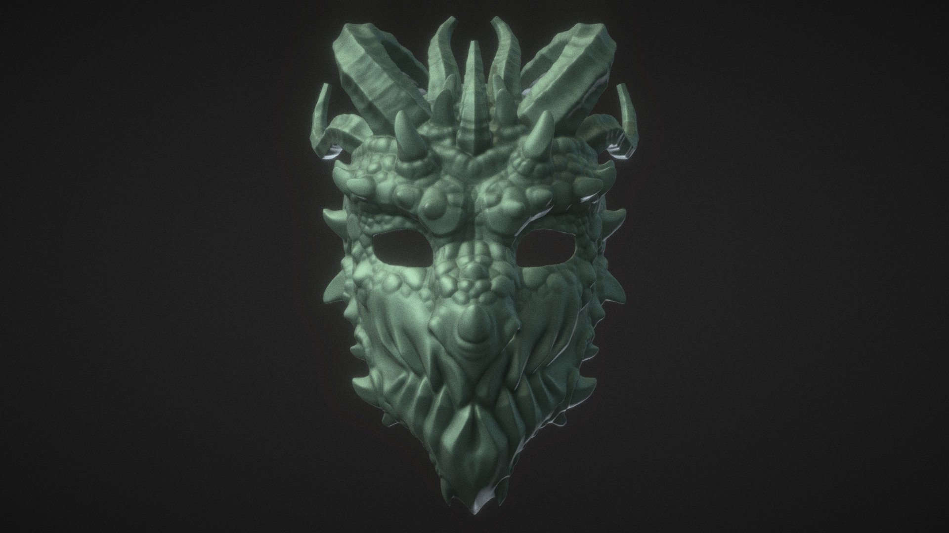 Dragon Face Mask Printable STL - Download Free 3D model by SonicVisual ...