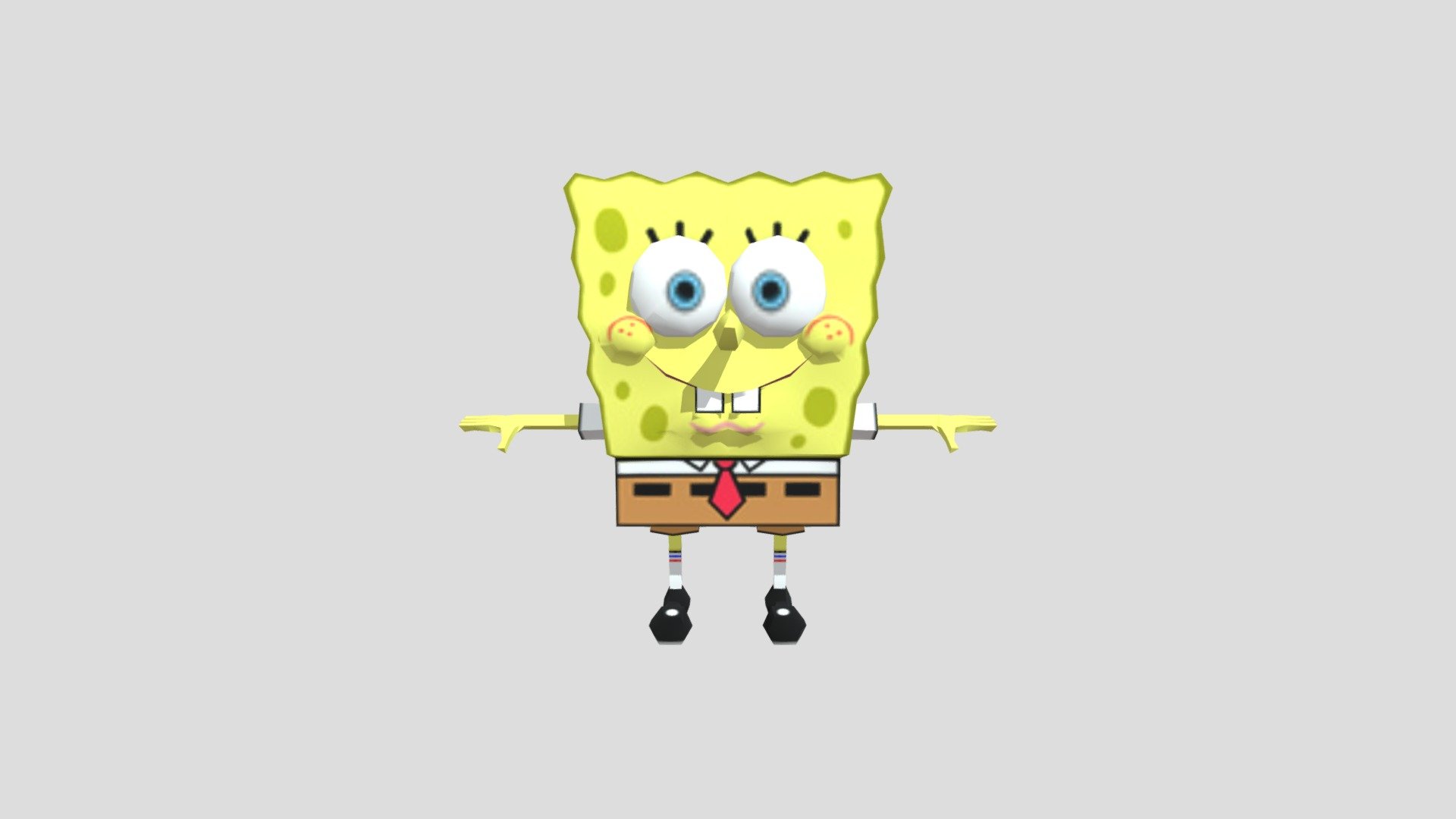 PC Computer - SpongeBob SquarePants Employee of - Download Free 3D ...