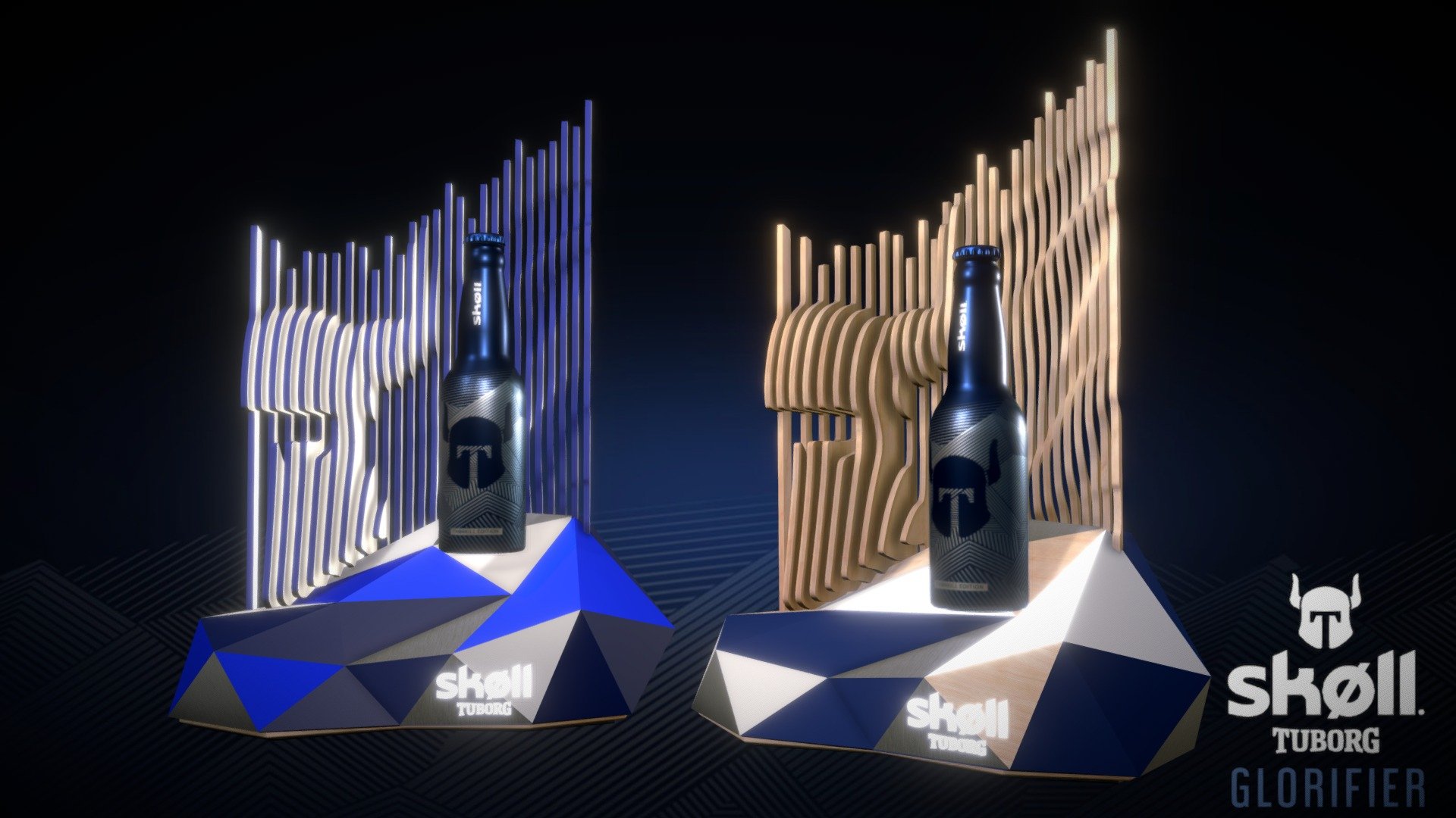 glorifier beer bar product design presentation - Buy Royalty Free 3D ...