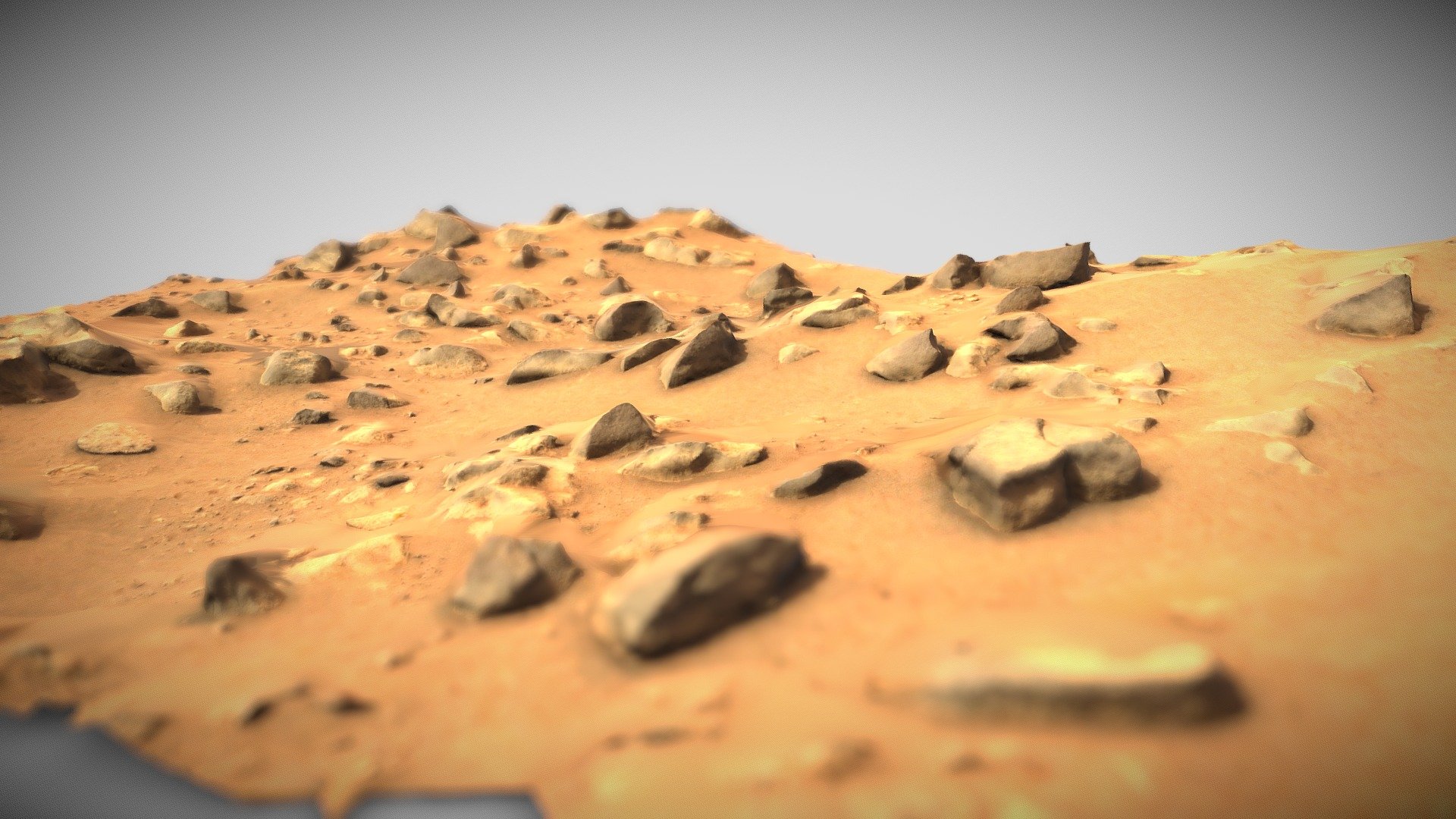 Martian Surface, Perseverance Rover - Download Free 3D model by GeoLan ...