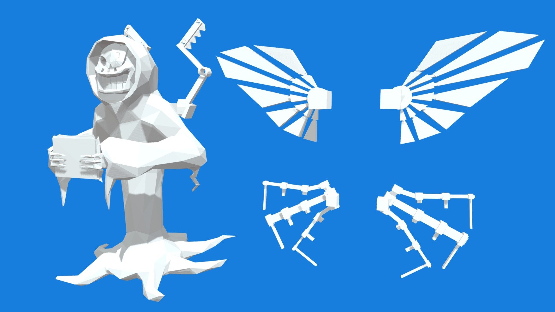 INSCRYPTION - Hologram Models: Librarian Alt - 3D model by Phantom Sloth (@sloth) [d8c23af ...