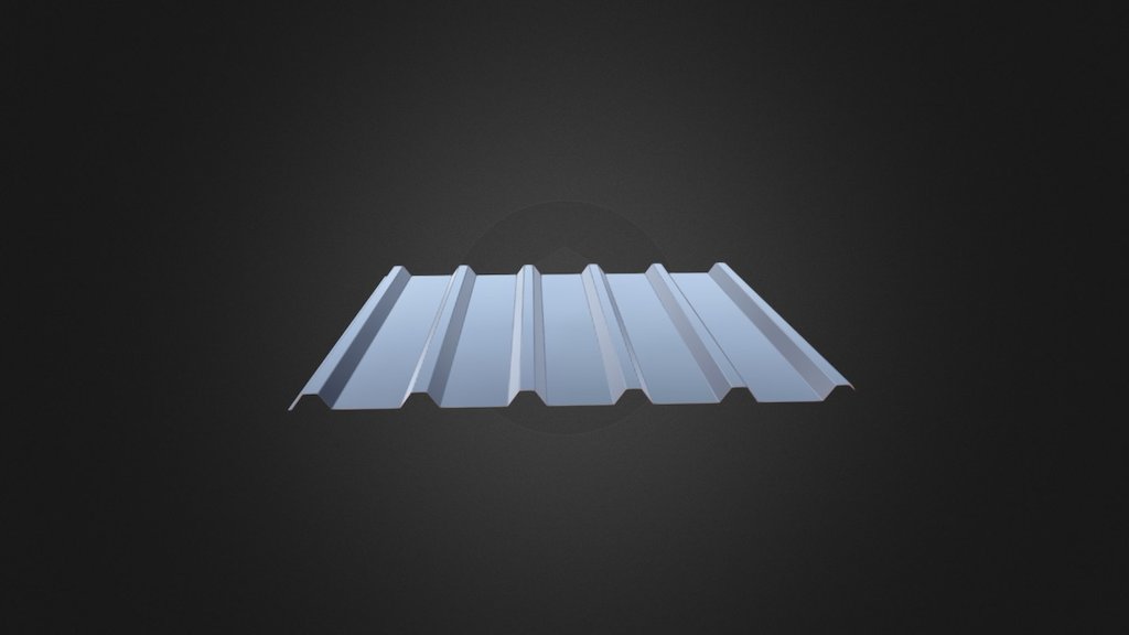 3D Roof Sheet - 3D model by colouremetalprofiles [d8c2a79] - Sketchfab