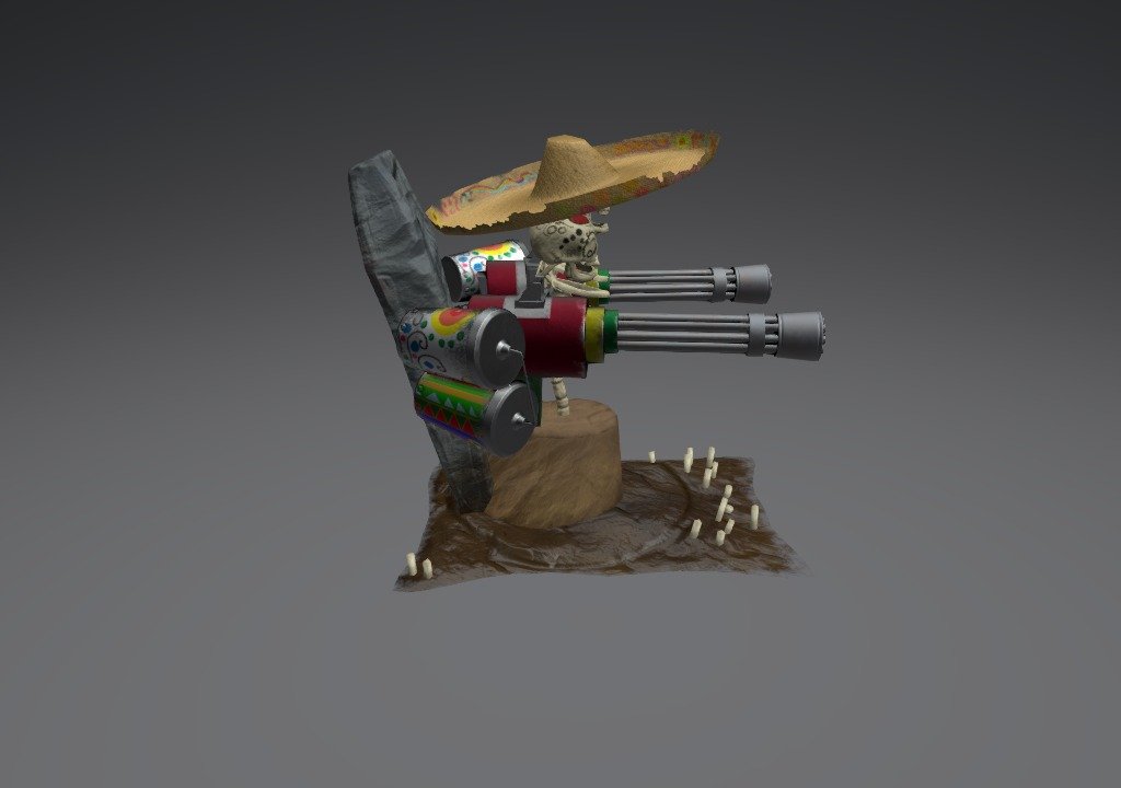 Day of the Dead Sentry - 3D model by banitas [d8c2fac] - Sketchfab