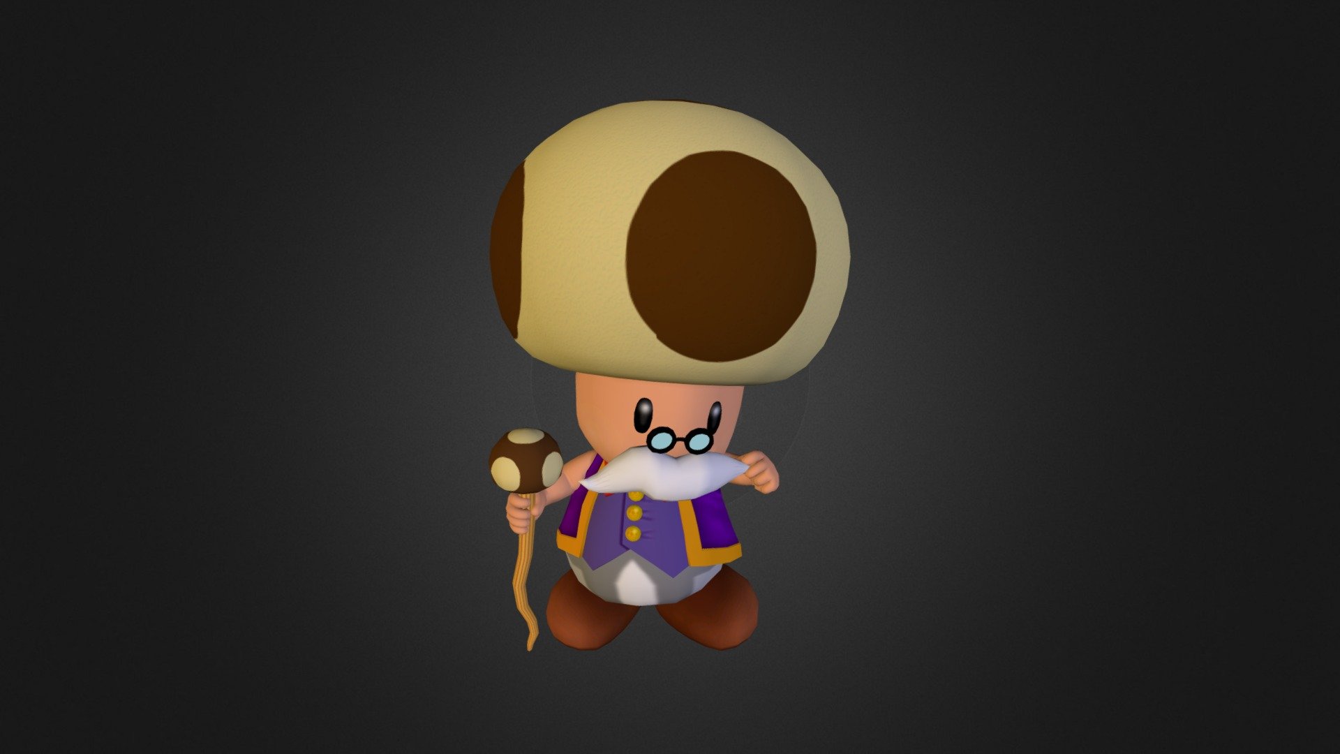 Toadsworth - 3D model by frannyw1807 [d8c4d09] - Sketchfab
