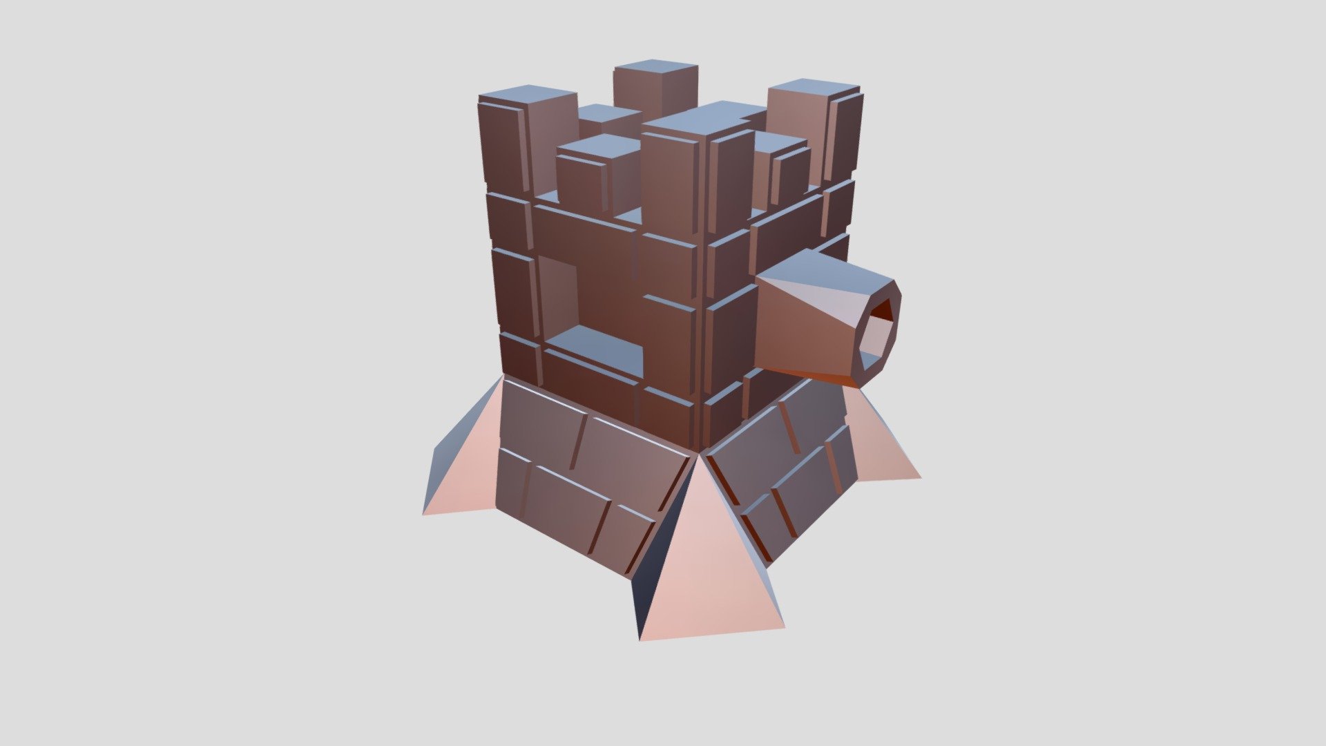 Simple Tower Defence tiny Castle Tower - Download Free 3D model by ...