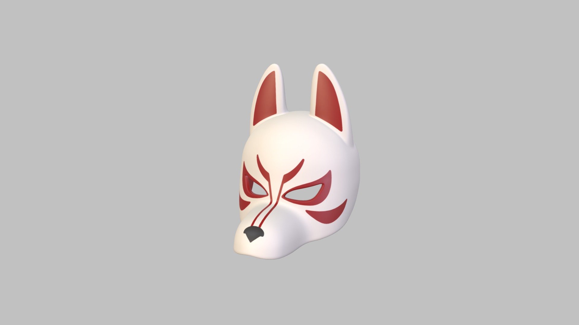 Fox Mask - Buy Royalty Free 3D model by Suphanee [d8c60f4] - Sketchfab ...