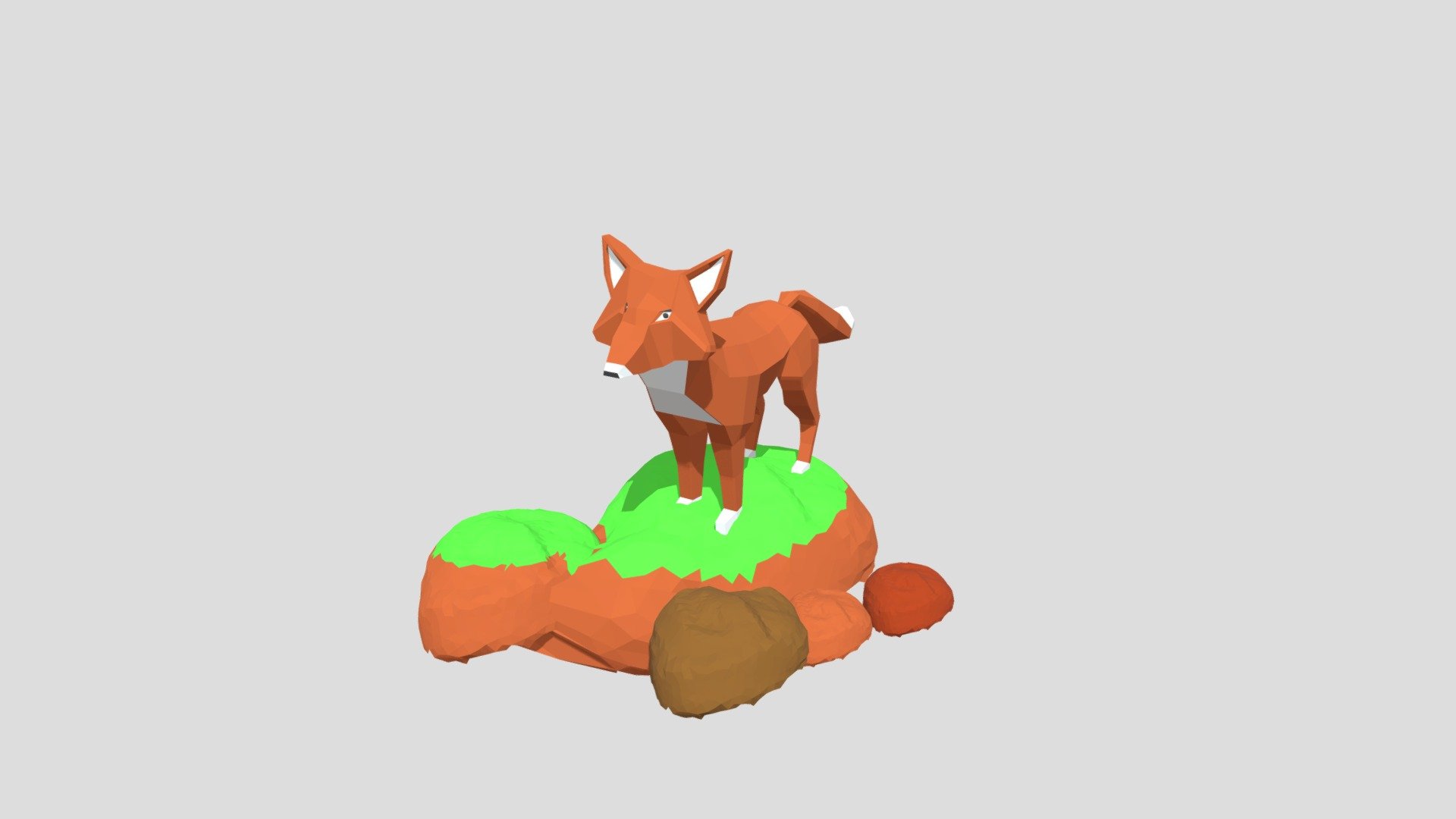 POLY FOX - Download Free 3D model by suresh3d (@sureshsmiley143225 ...