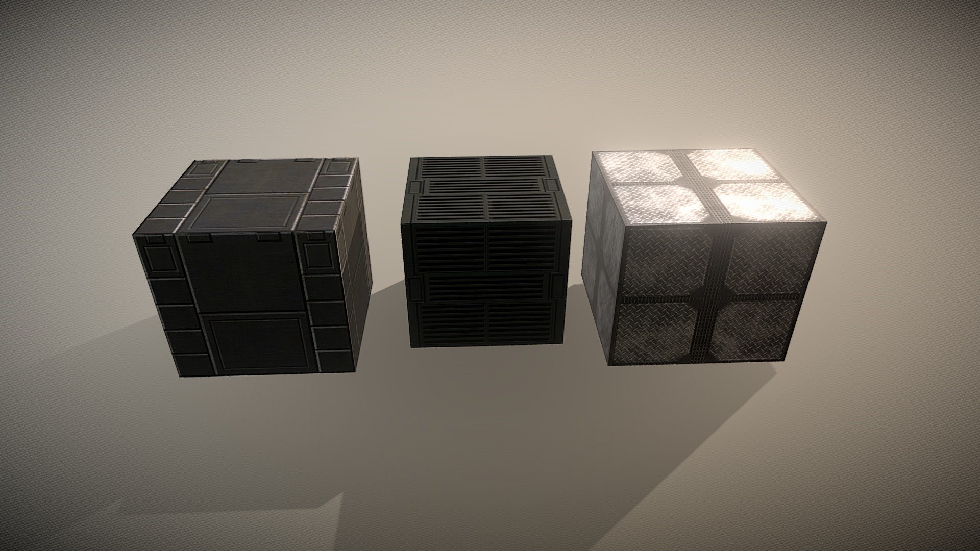 Industrial Box Steel Containers - Download Free 3D model by Vighnesh ...