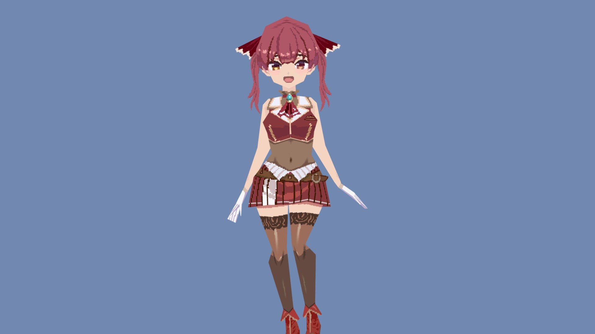 Houshou marine (hololive) - Download Free 3D model by chained_tan (@ch_fren) [d8c9e1f] - Sketchfab