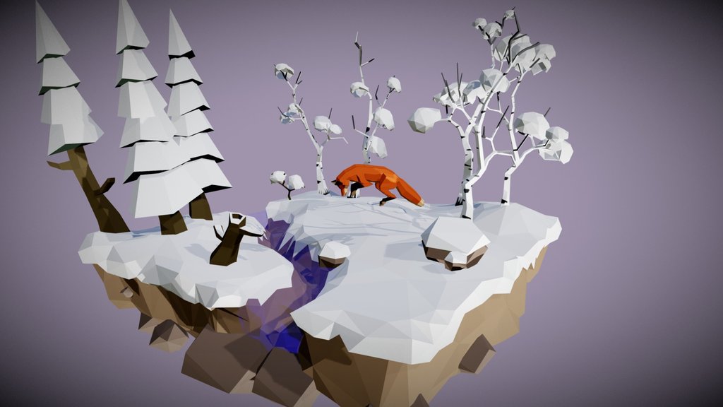 Snow Environment - A 3D model collection by Louisa (@louisabremner ...