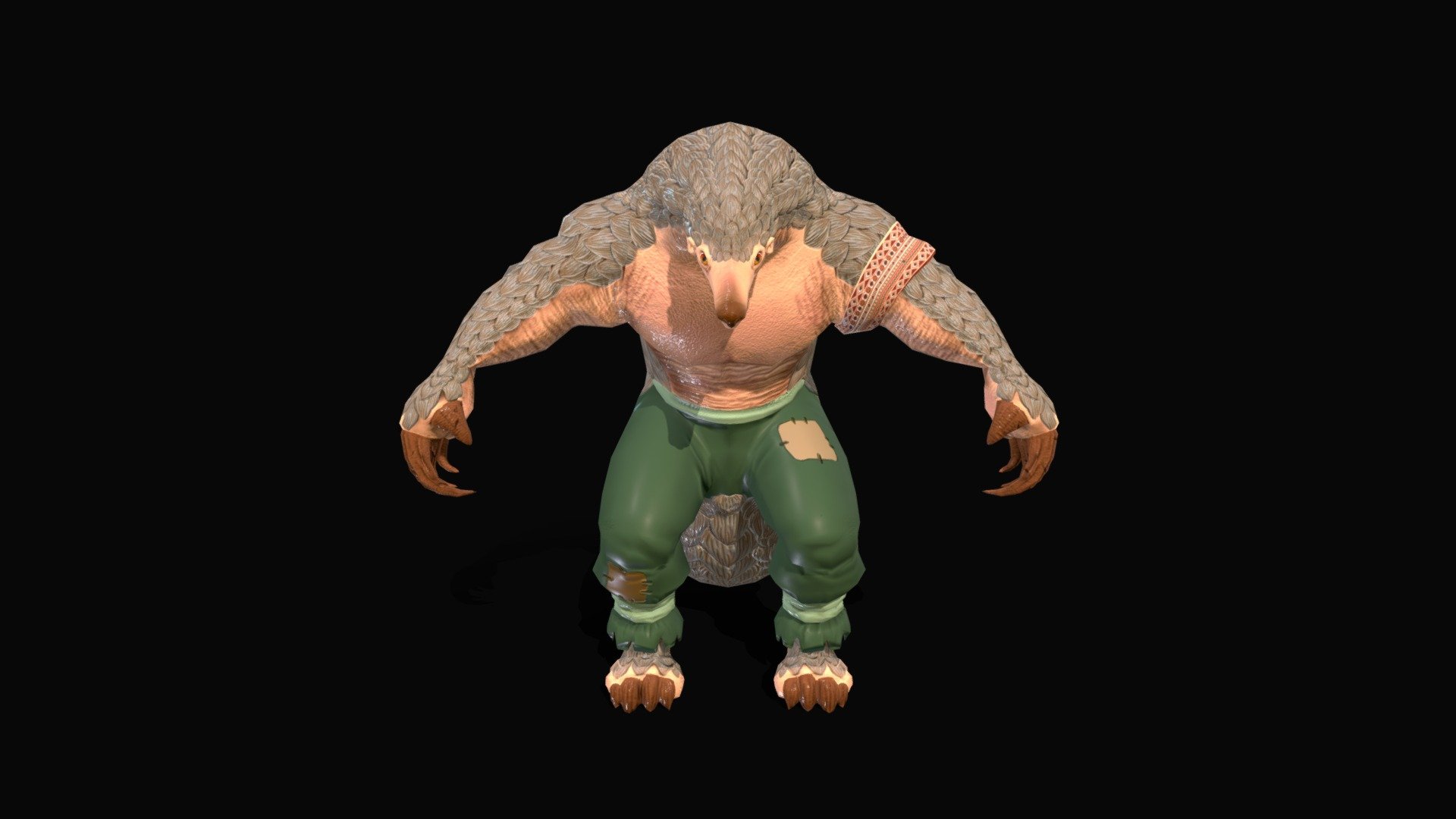 Pangolin - 3D model by Cobie_Lau [d8cb759] - Sketchfab