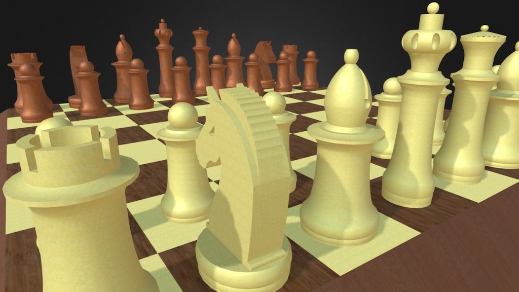 Chess - 3D model by erasmuspluska1 [d8cc57e] - Sketchfab