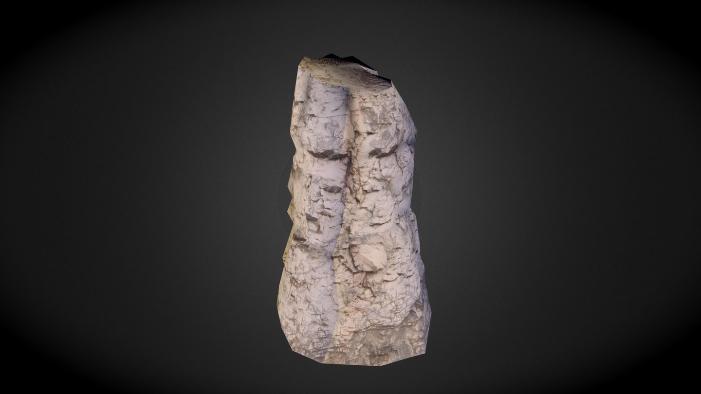 Sculpted rock pillar - 3D model by rikuti [d8cd742] - Sketchfab